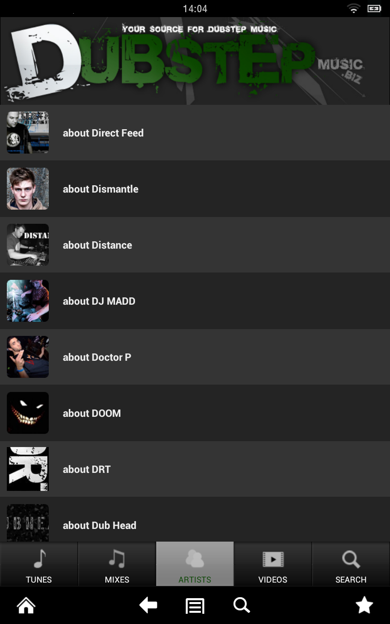 Dubstep News (Free) - App on Amazon Appstore