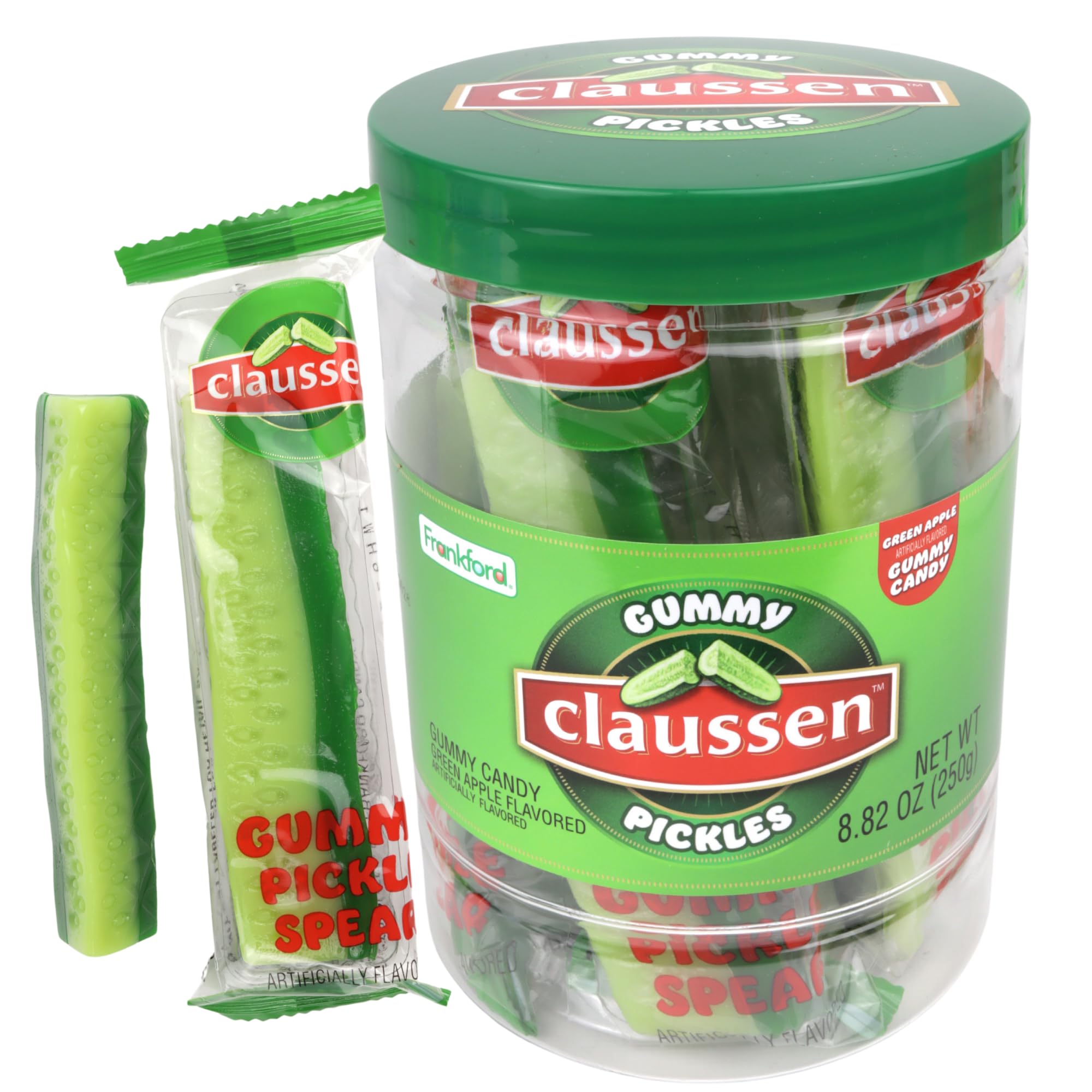 Snapklik.com : Claussen Jar Of Gummy Pickle Spears
