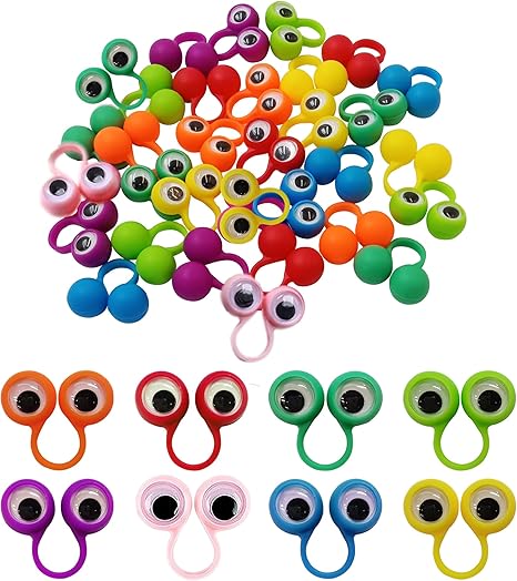 Amazon.com: PPXMEEUDC Eye Finger Puppets Googly Eye Finger Puppets ...