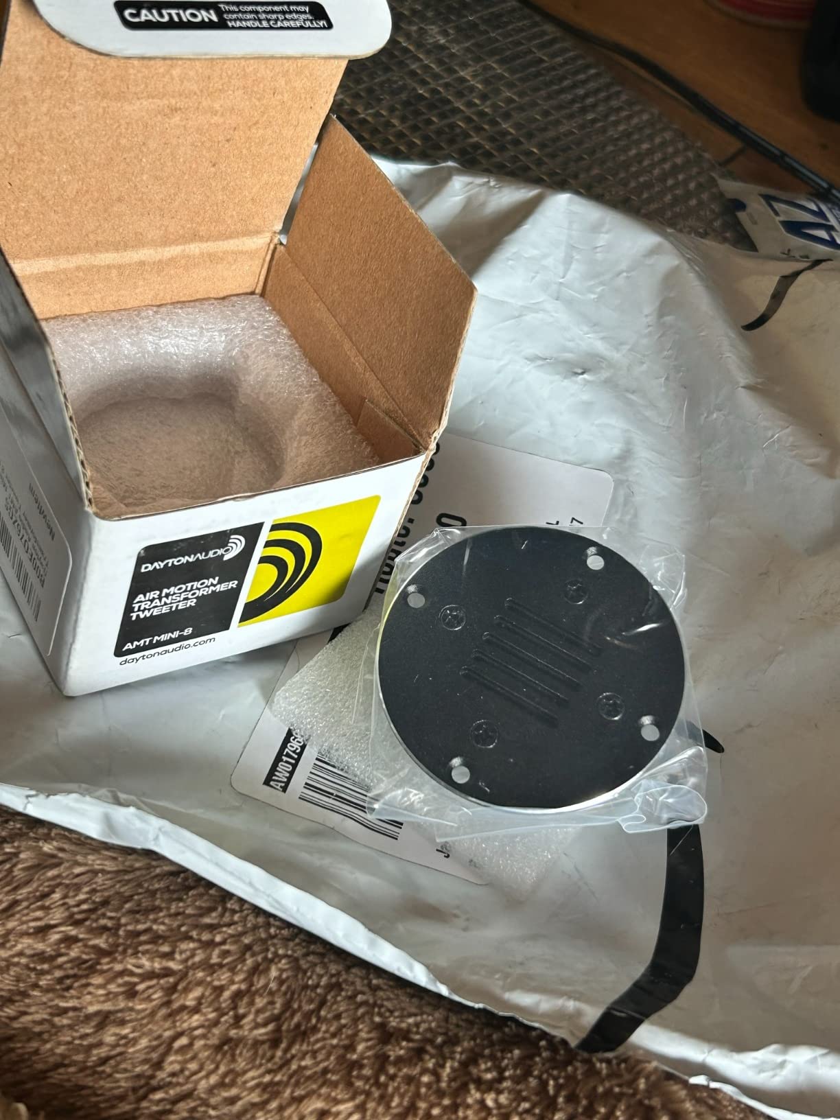 Amazon.co.jp: Dayton Audio AMT Mini-8 エア・モーション ツィーター ペア PS-SRT008 : 車＆バイク