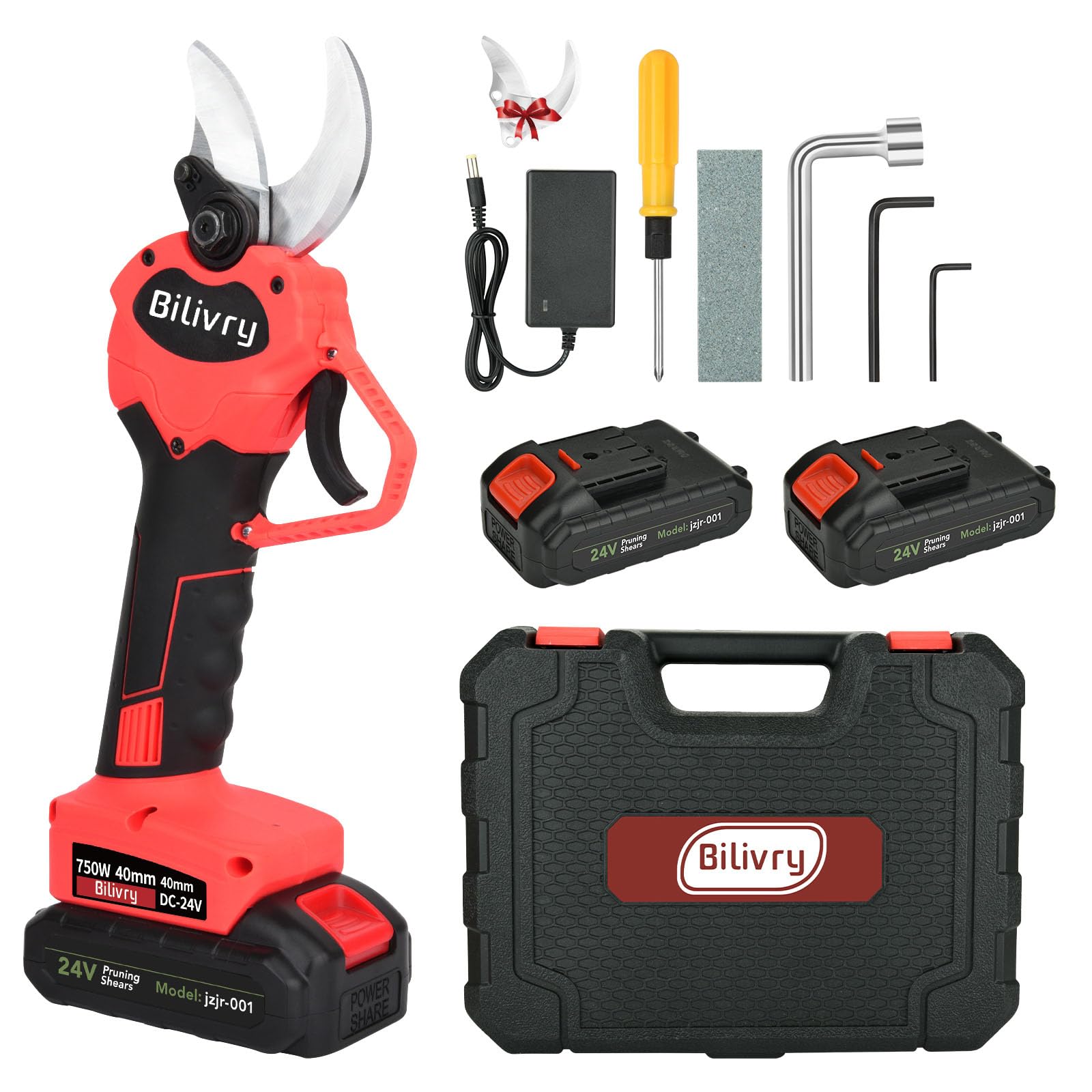 Electric Garden Shears Electric Hedge Trimmers, 2 In 1 Cordless Grass