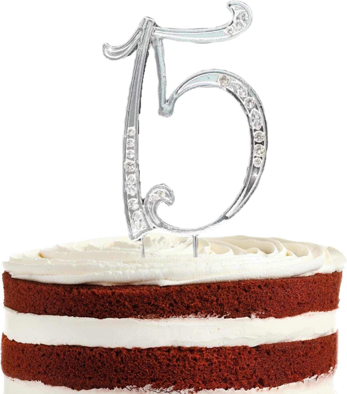 Amazon.com: 15 Quinceanera Cake Topper Cheer to Boy Girl Fifteen Happy ...
