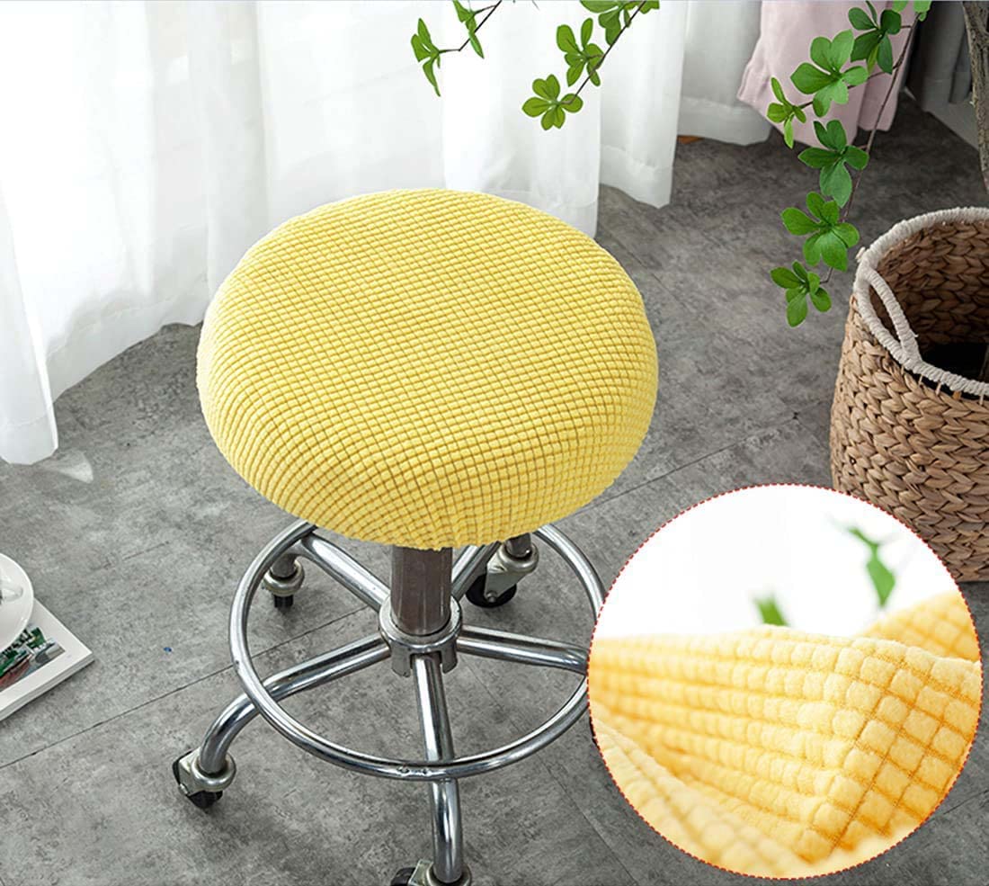 Bar Stool Covers Round Elastic - Pink Rose And Pearls Stool Cushion ...