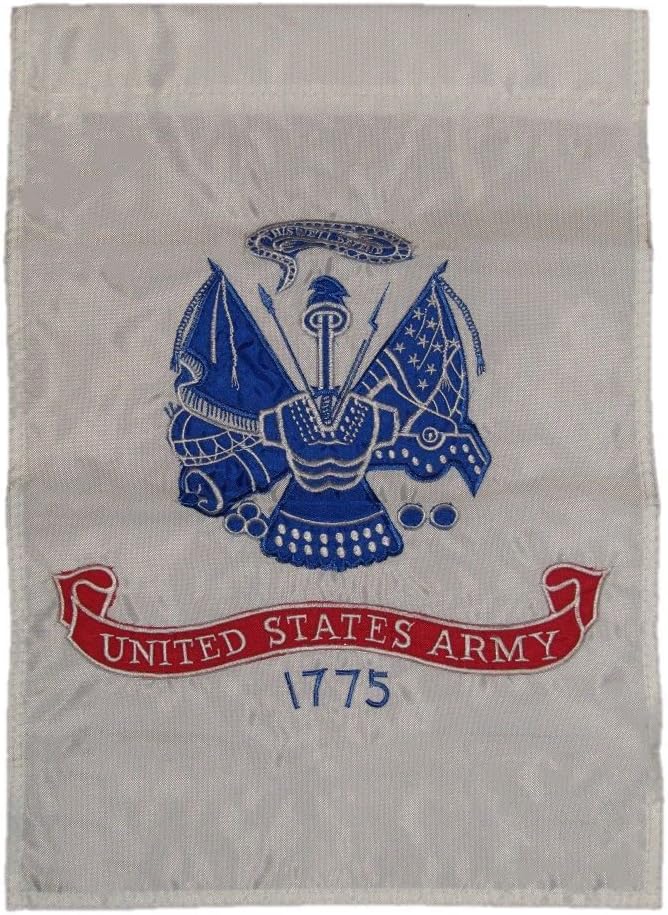 Amazon.com : US Embroidered Army Garden Flag Double Sided 12x18 inch ...
