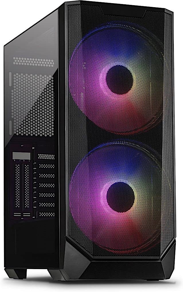 Inter-Tech Gaming Case IT-3503 Airstream 2XARGB 200 mm Fan: Amazon.co ...