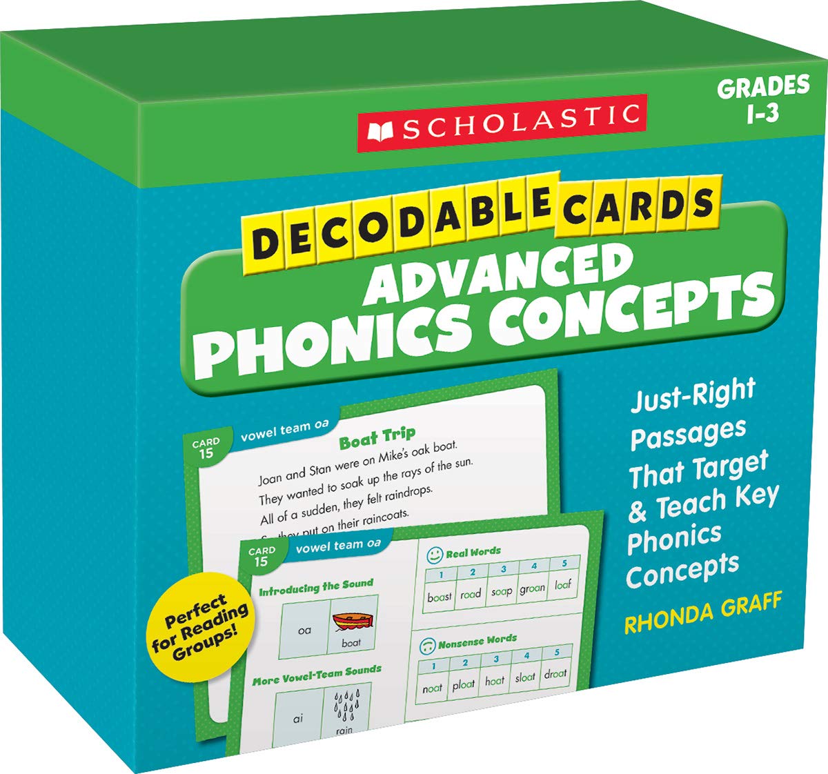 Buy Decodable Cards: Advanced Phonics Concepts: Just-Right Passages ...