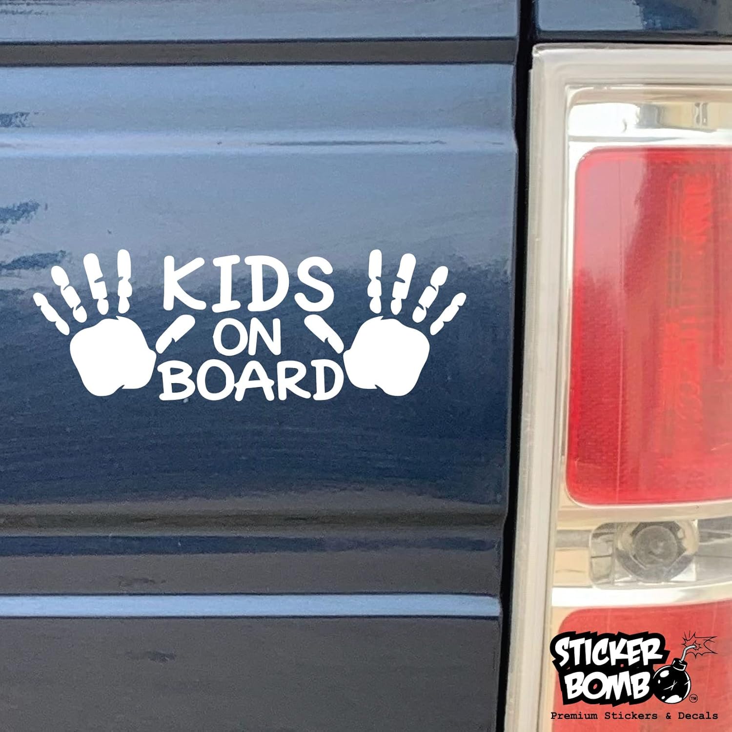 Amazon.com - Kids On Board Decal - Sticker Bomb Vinyl Decal for Car ...