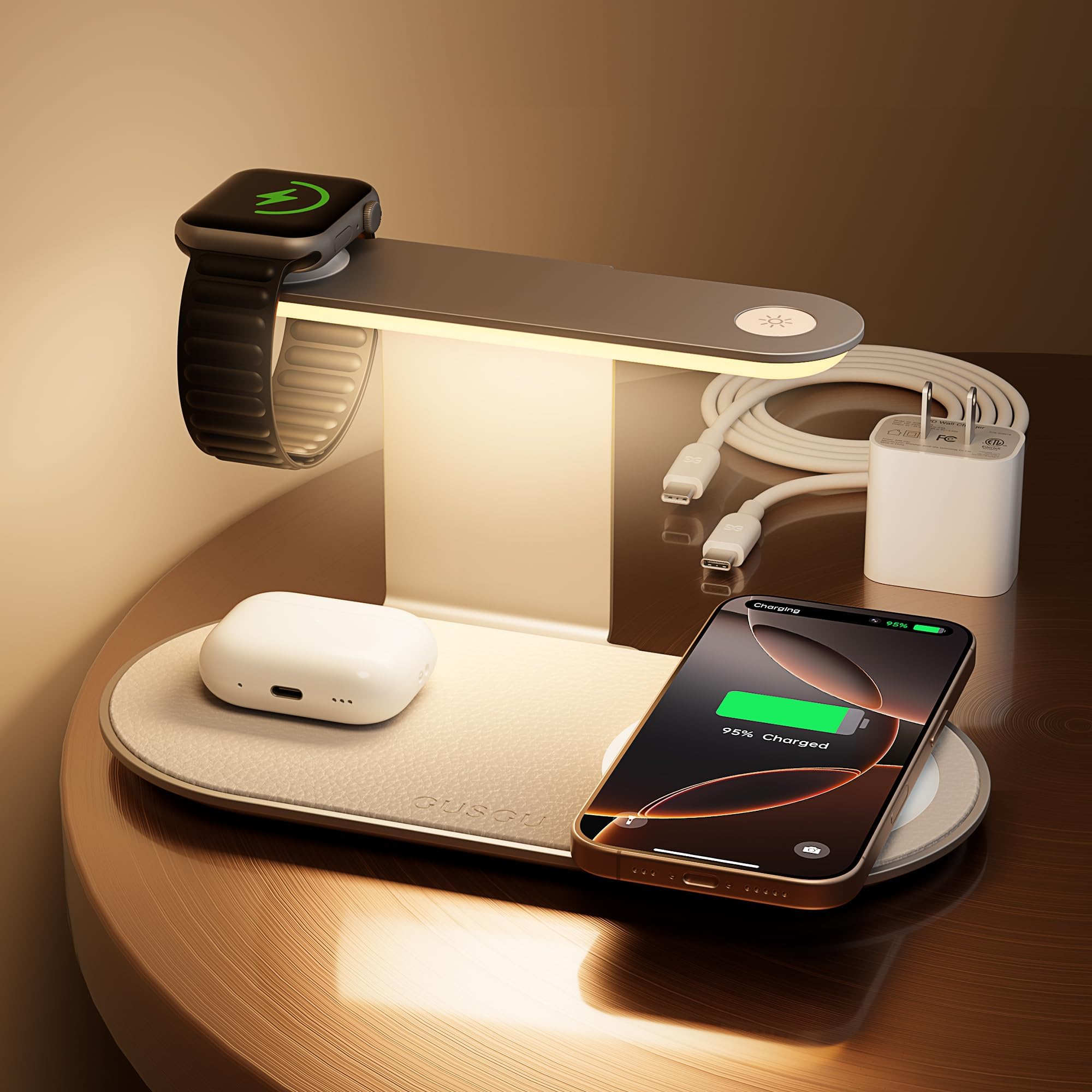 Amazon.com: Ottlite LED Desk Lamp with Charging Station, Multi-Device ...