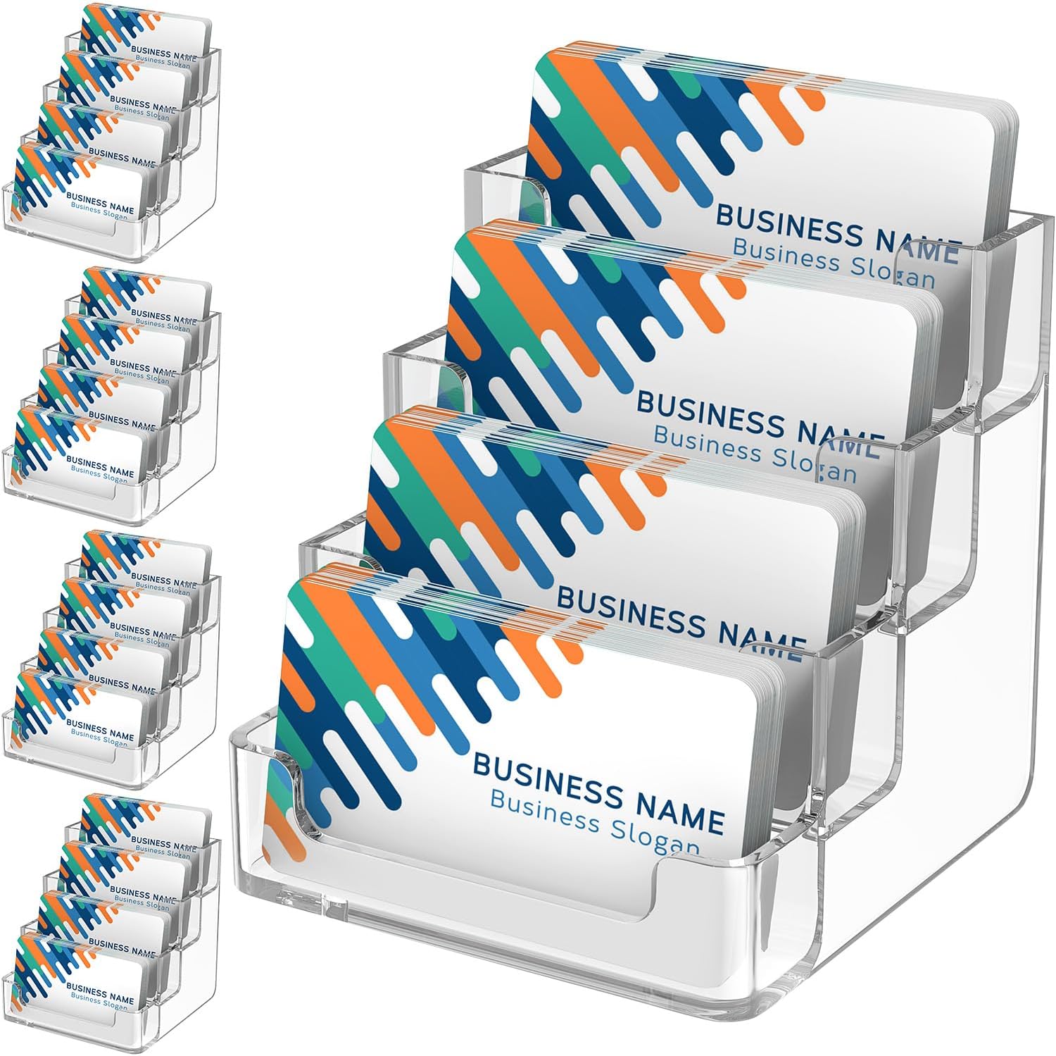 Amazon.com : MaxGear Clear Business Card Holder, Acrylic Business Card ...