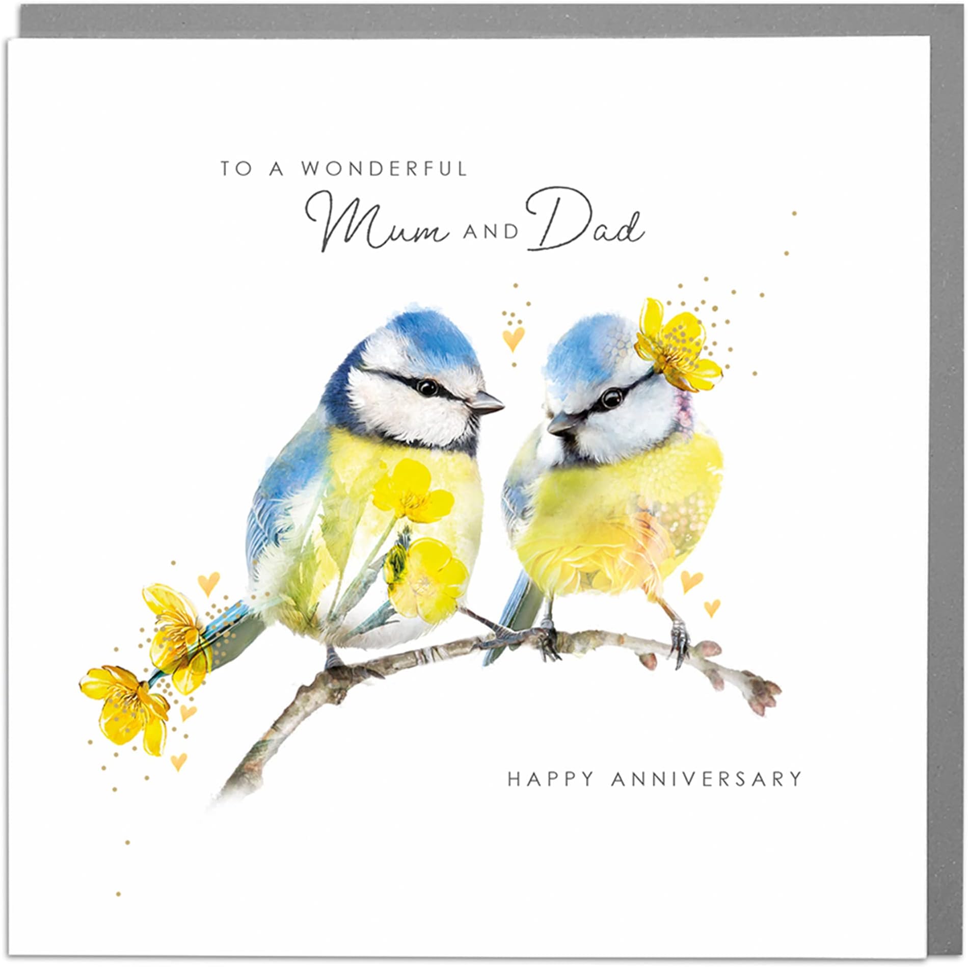 Old English Co. Penguin Wedding Anniversary Card for Husband and Wife ...