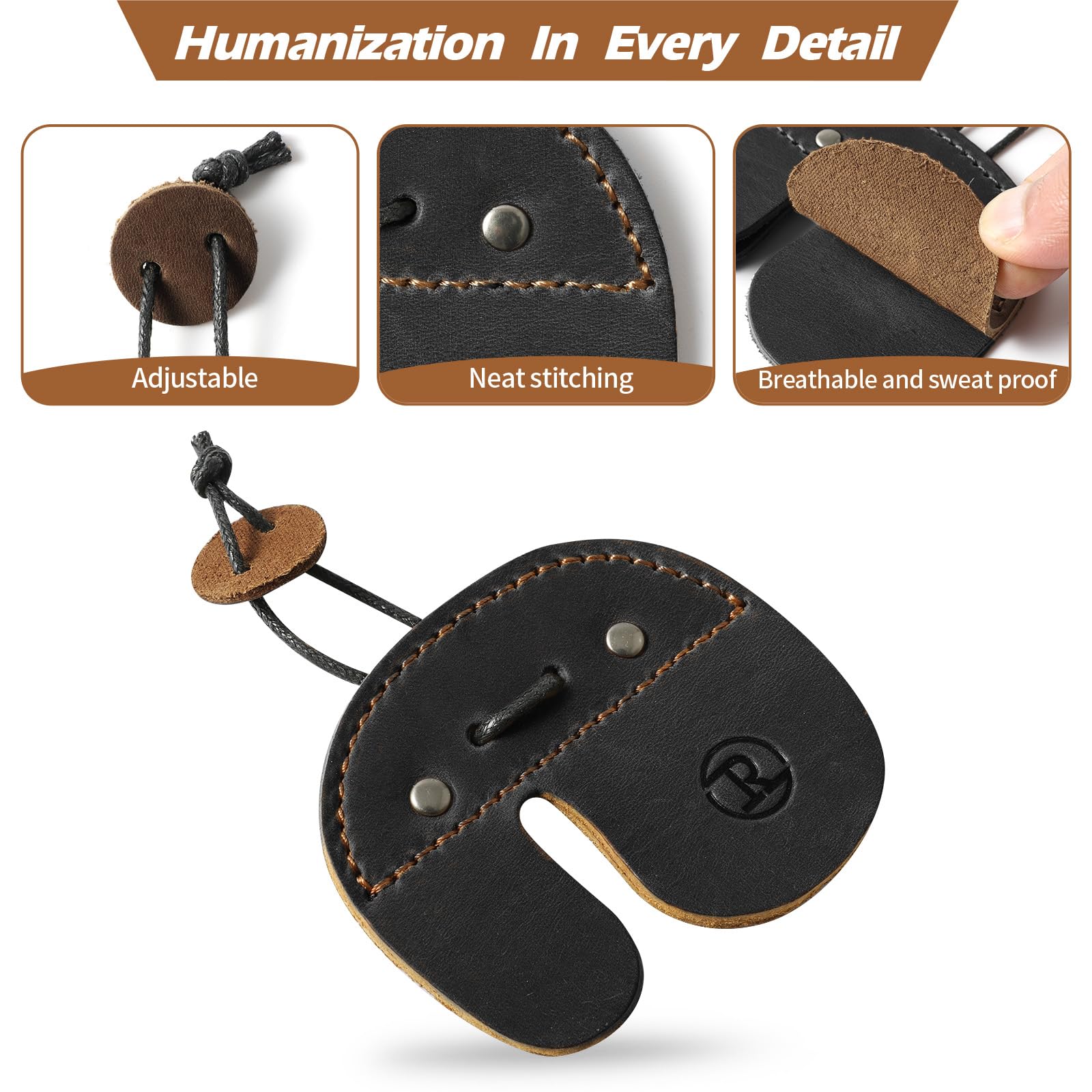 Snapklik.com : Leather Archery Finger Tabs,Handmade Archery Finger ...