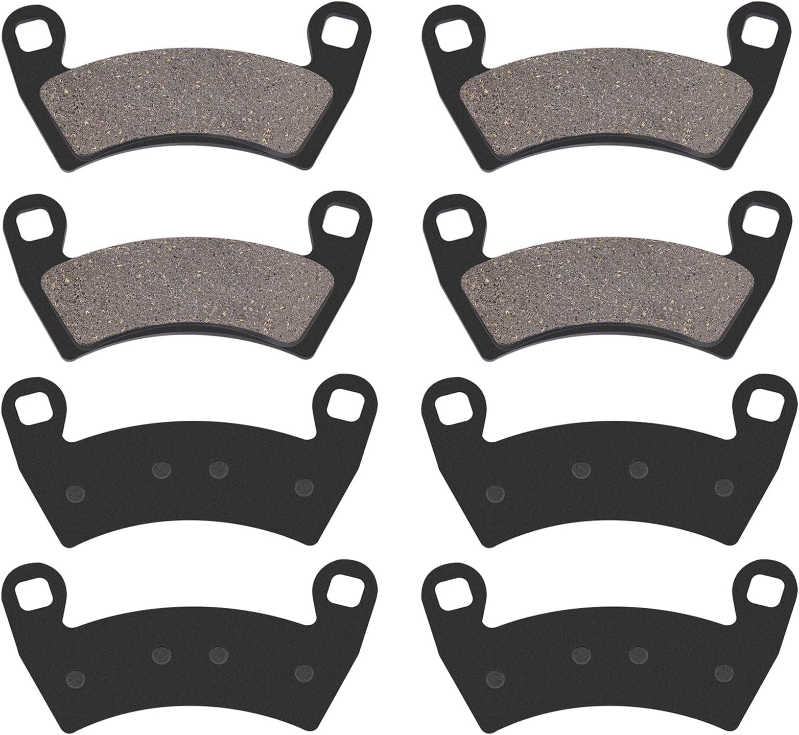 Amazon.com: Anoety Front & Rear Brake pads replacement for Polaris RZR ...