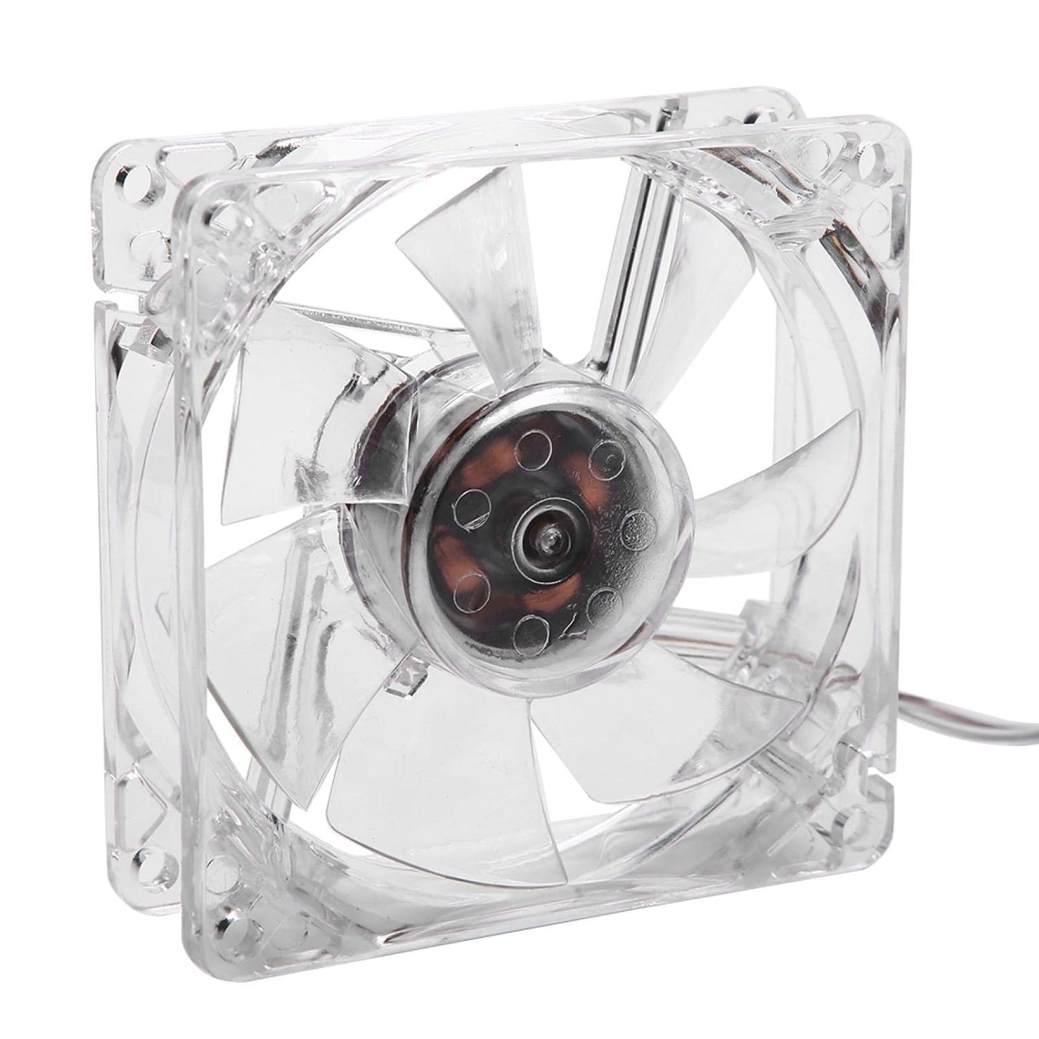 Amazon.com: Cooling Fan, Computer CPU Cooling Fan Transparent 8cm USB ...