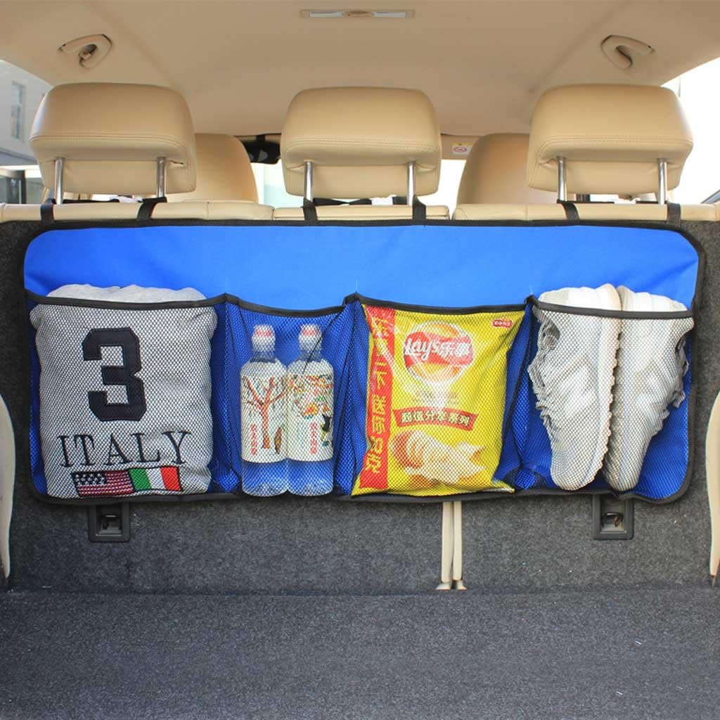 Amazon.com: Car Trunk Net Pocket Storage Bag Multi-Function Seat Back ...