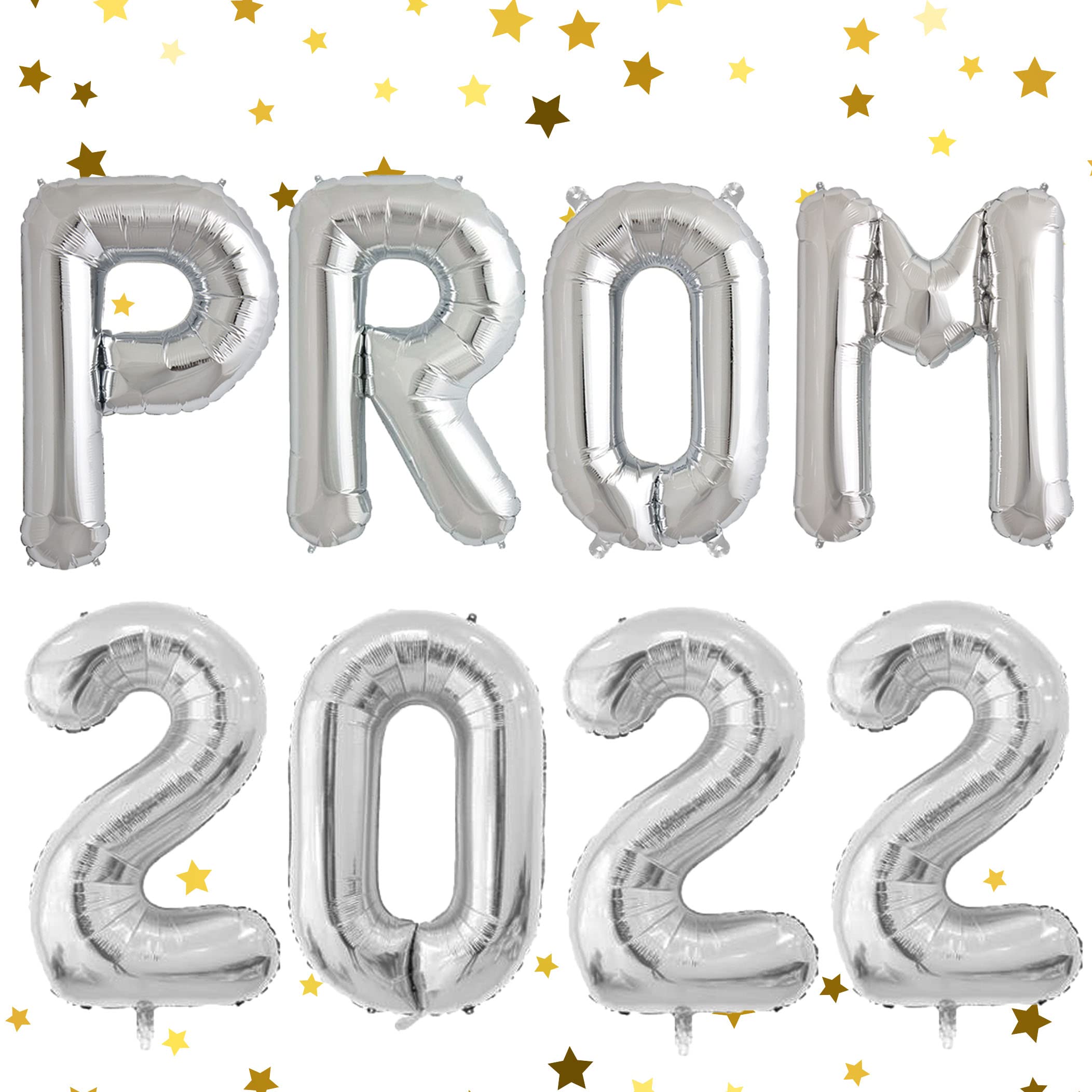 Prom 2022 Balloons Banner 32 Inch Letter Balloons Prom Decorations ...