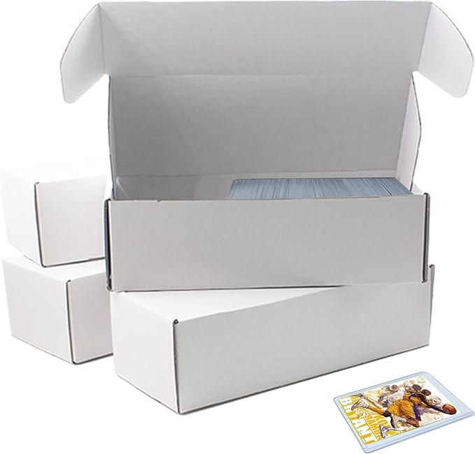 Amazon.com: 6 PCS Trading Card Storage Box, Cardboard Card Storage Box ...