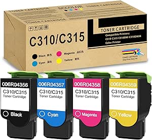 Amazon.com: C310 C315 Toner Cartridge Replacement for Xerox C310 C315 C310DNI C310DNIM Printer ...