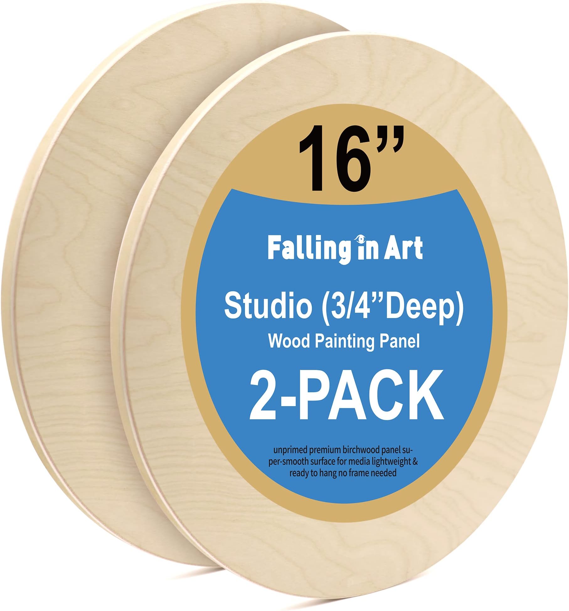 Amazon.com: Circle Wood Panel 8-3/16 inch Diameter, Pack of 1 Round ...