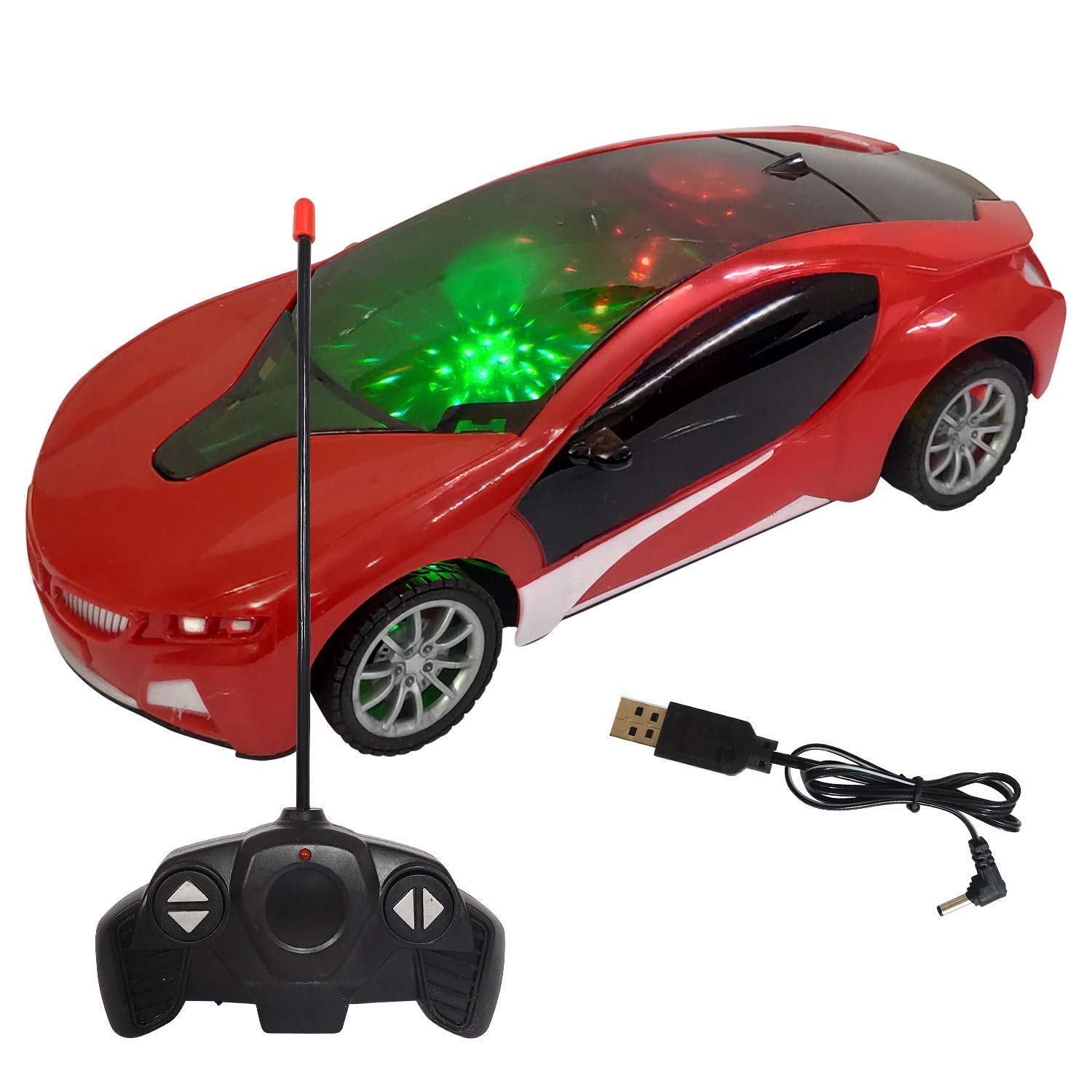 TGS Toys Remote Control Famous car with 3D Lights Full Functions Turns ...