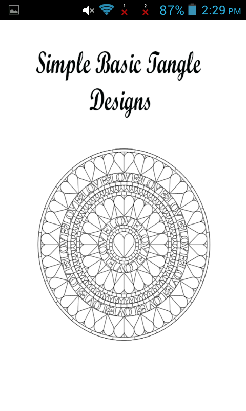 Simple Basic Tangle Design:www.amazon.com:Appstore for Android