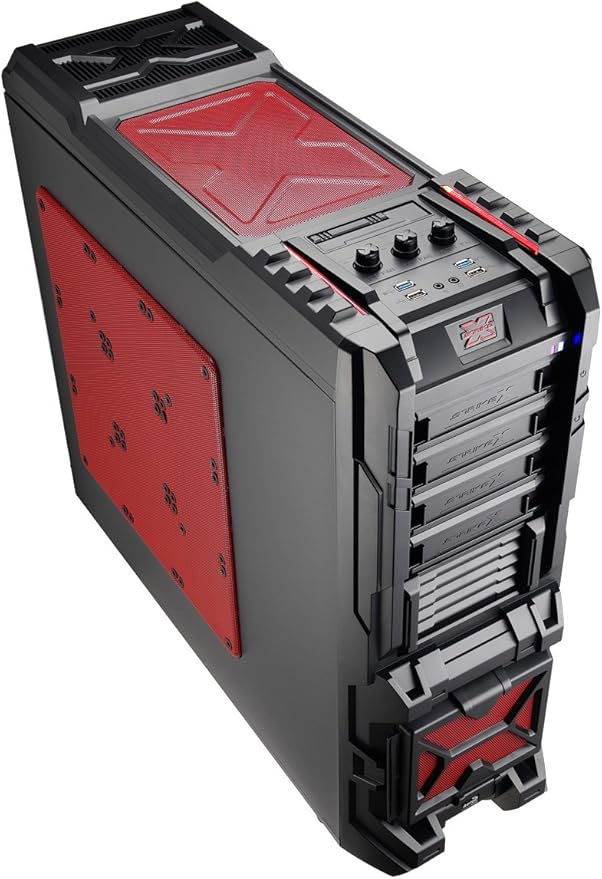 Aerocool Strike-X ST Devil Red Full Tower Gaming Case with USB3 Up to ...