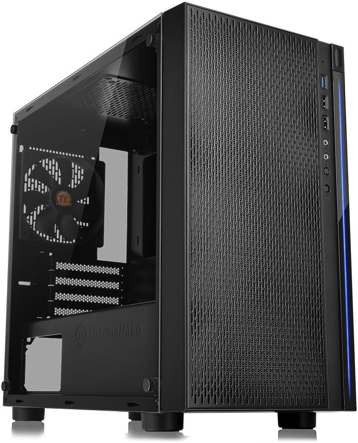 Amazon.com: ROSEWILL Micro ATX Mini Tower Computer Case, Black Steel ...