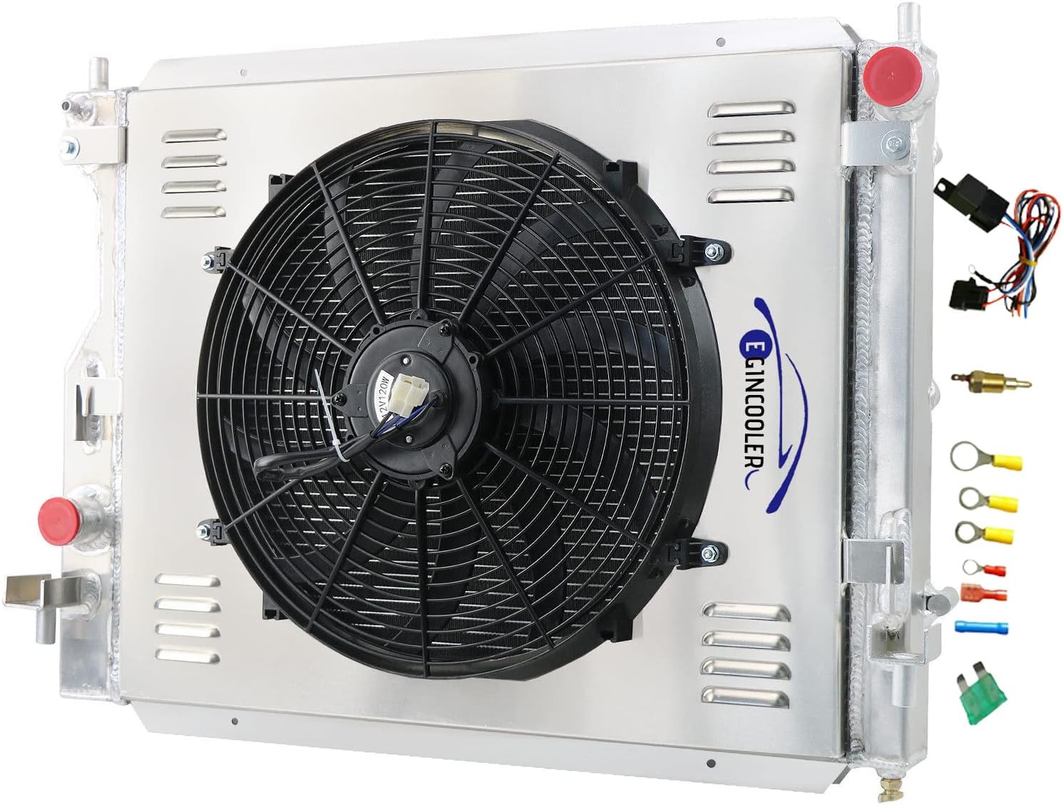 Amazon.com: EGINCOOLER 4 Row Core Aluminum Radiator for 2005-2014 Ford ...