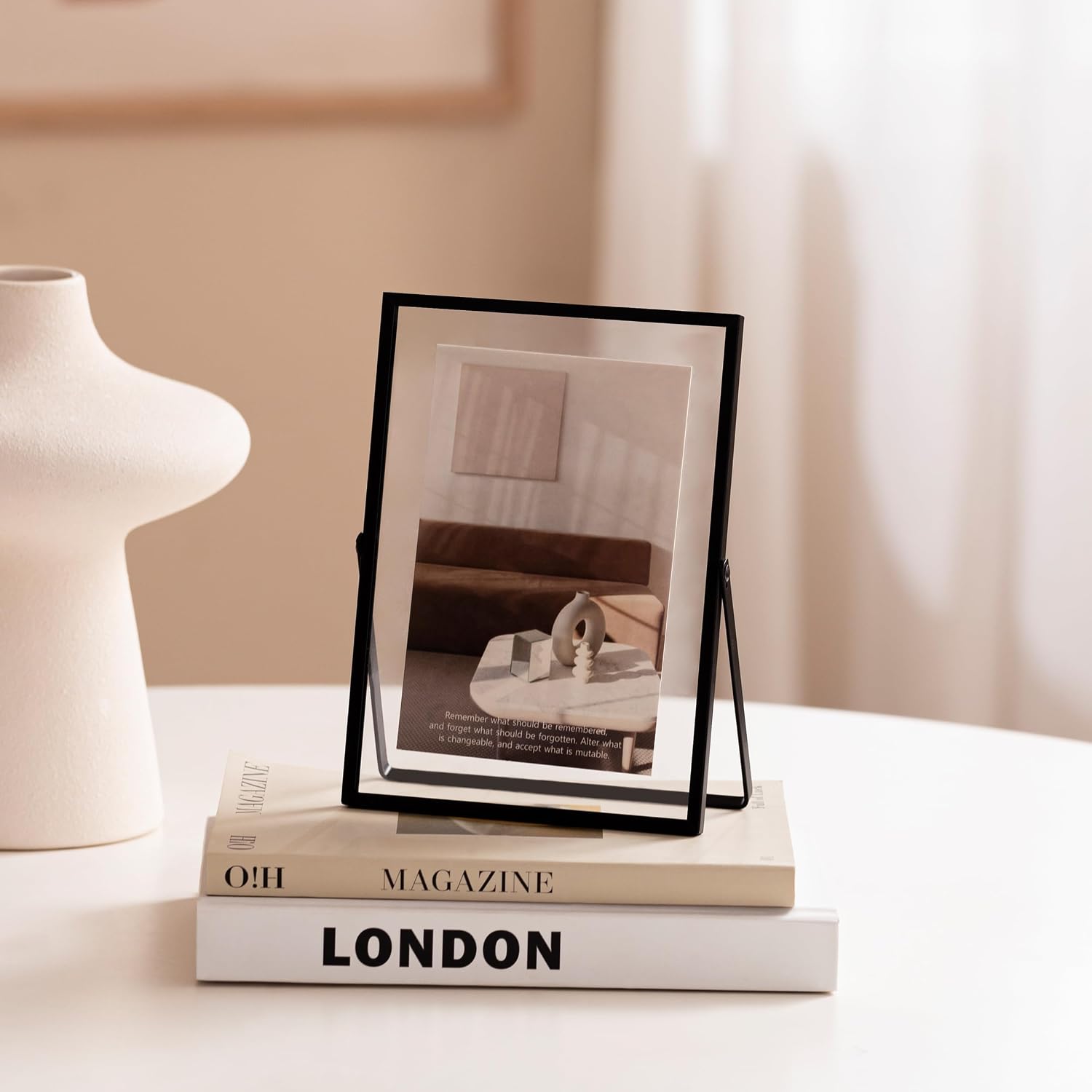 eletecpro 5x7 Metal Picture Frame Set of 2 with Real Australia | Ubuy