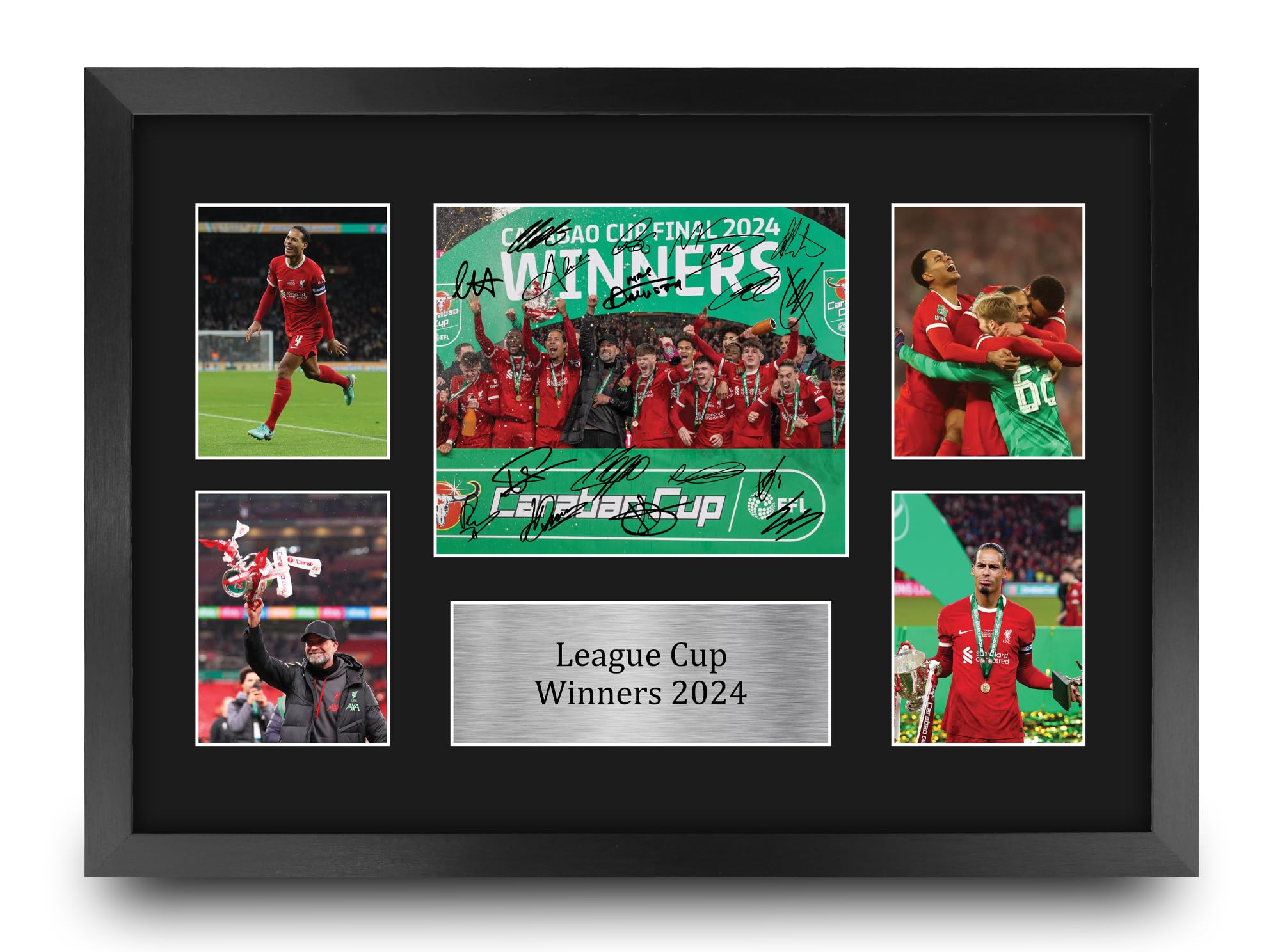 HWC Trading FR A3 Liverpool Caraboa Cup Champions 2024 Printed ...