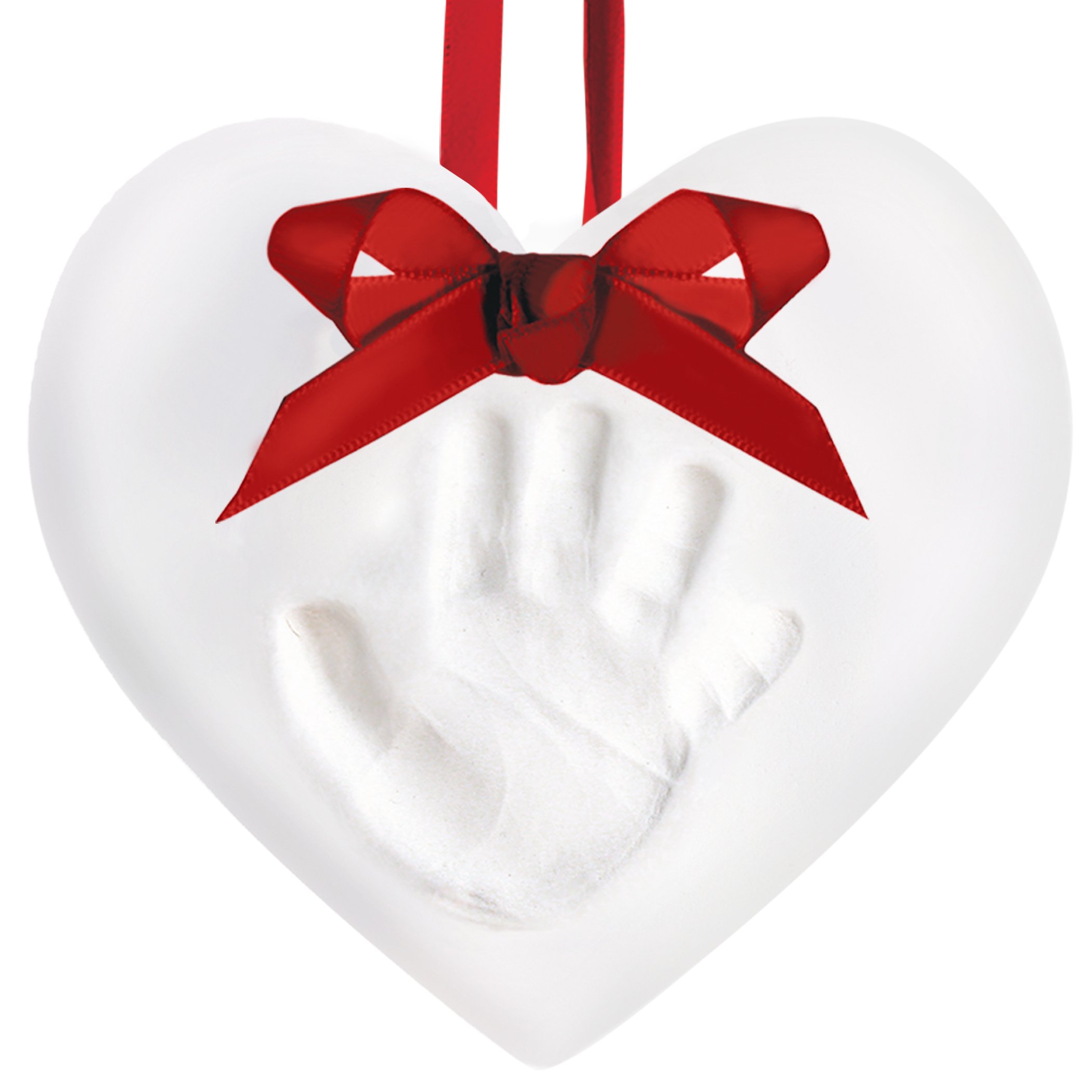 White Handprint With Heart