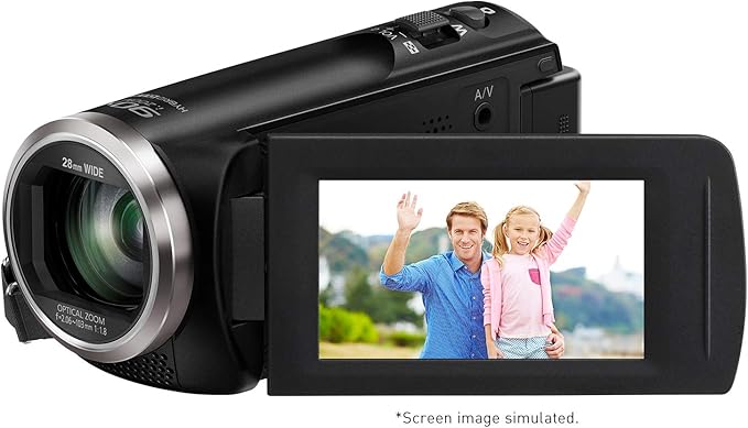 Amazon.com : Panasonic Full HD Video Camera Camcorder HC-V180K, 50X ...
