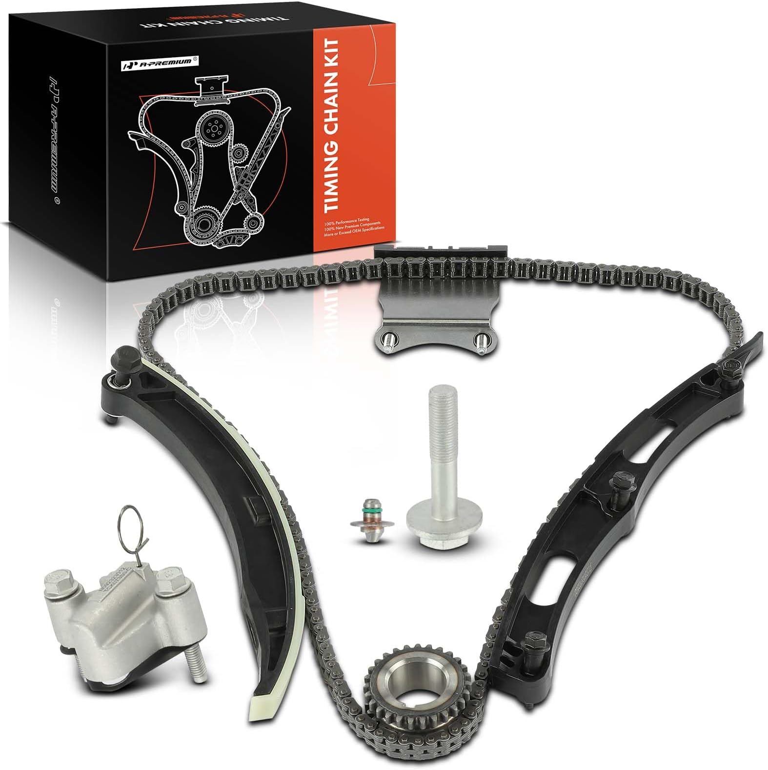 Amazon.com: A-Premium Engine Timing Chain Kit W/Sprocket & Tensioner ...