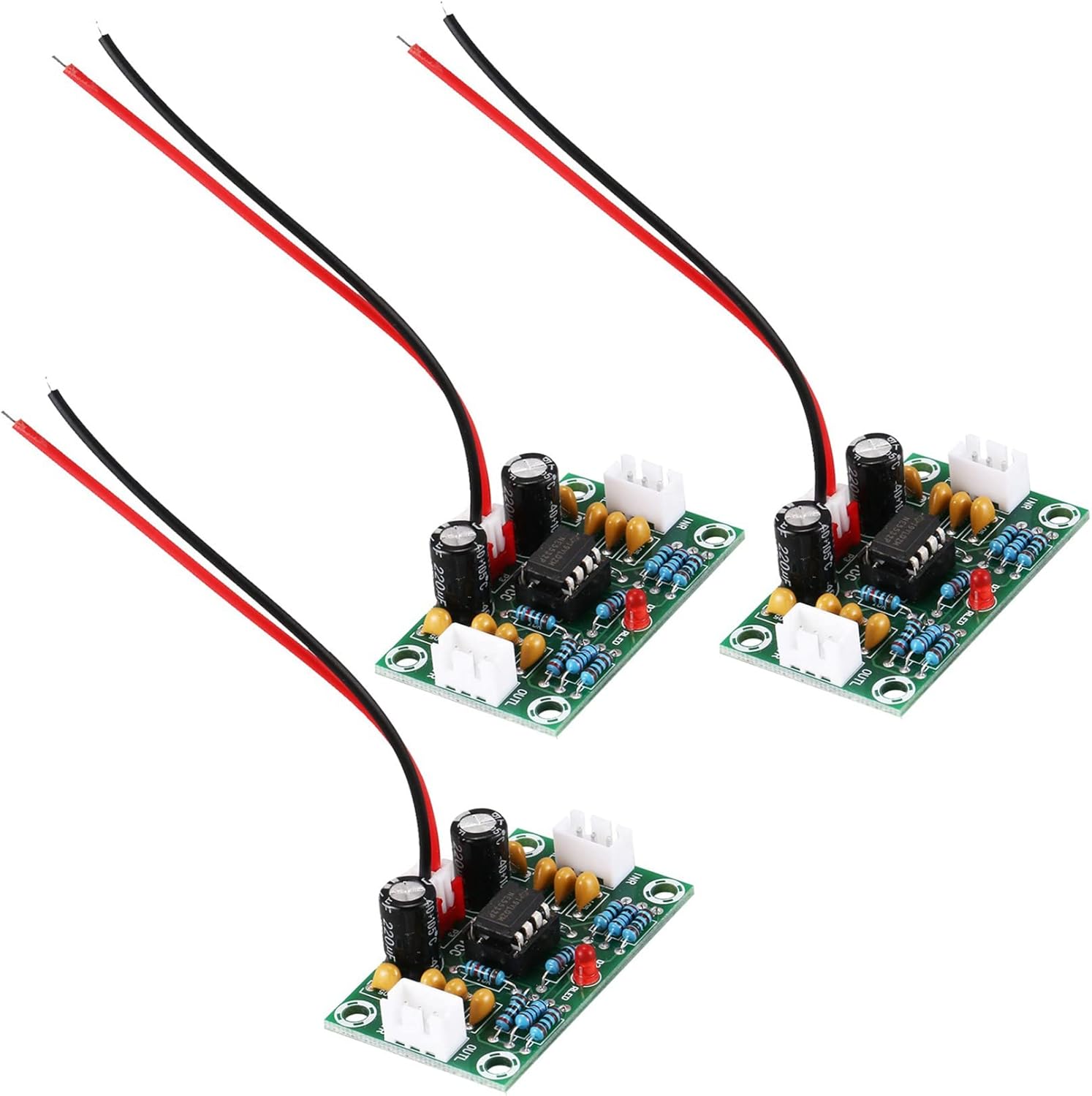 Lukasz 3X Mini Preamp Amp Module OP Amplifier Dual Channel NE5532 Pre ...