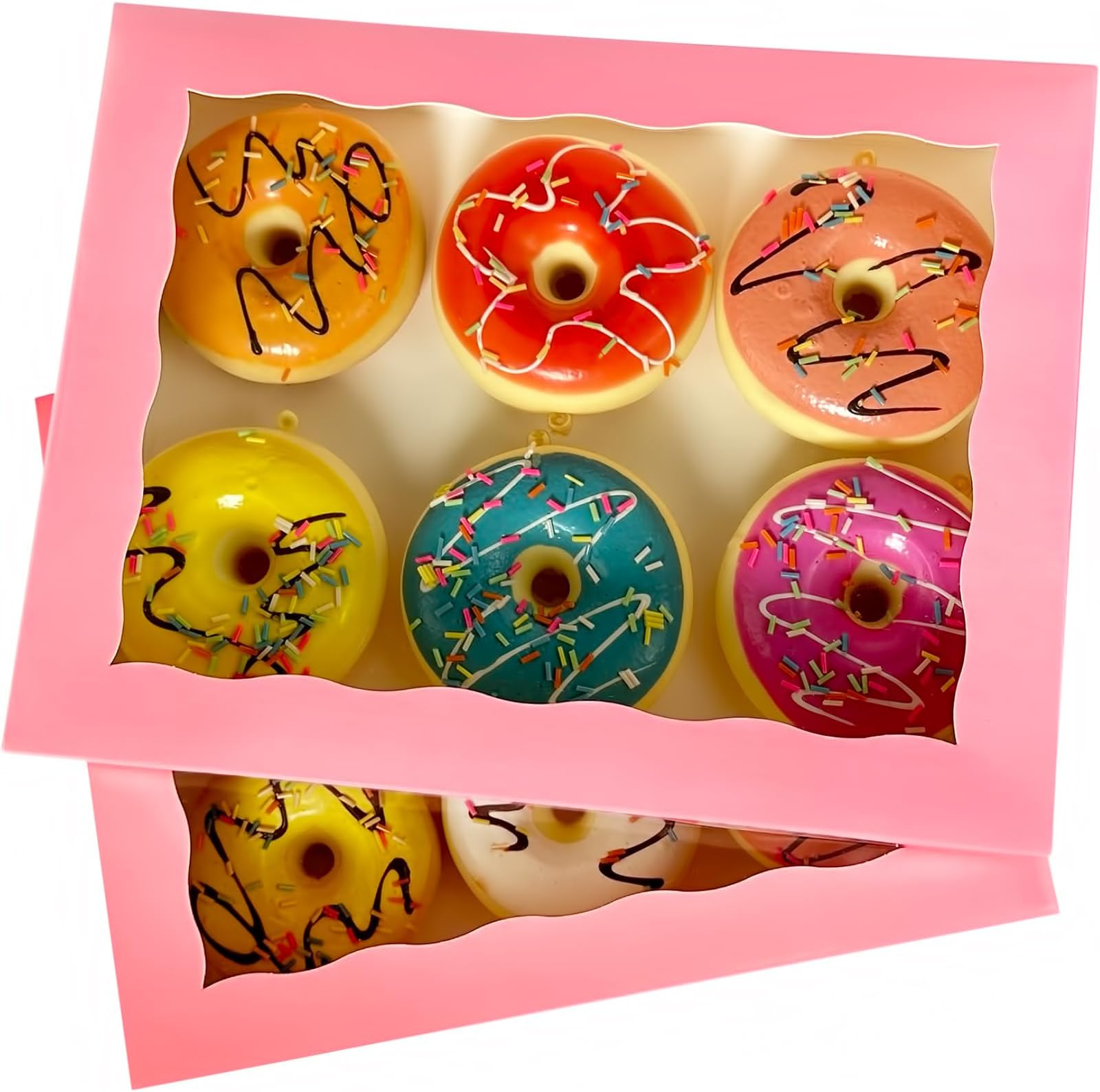 Amazon.com: SOROO 8-Pack Pink Pastry Bakery Box 12x8x2.5inch,Large ...