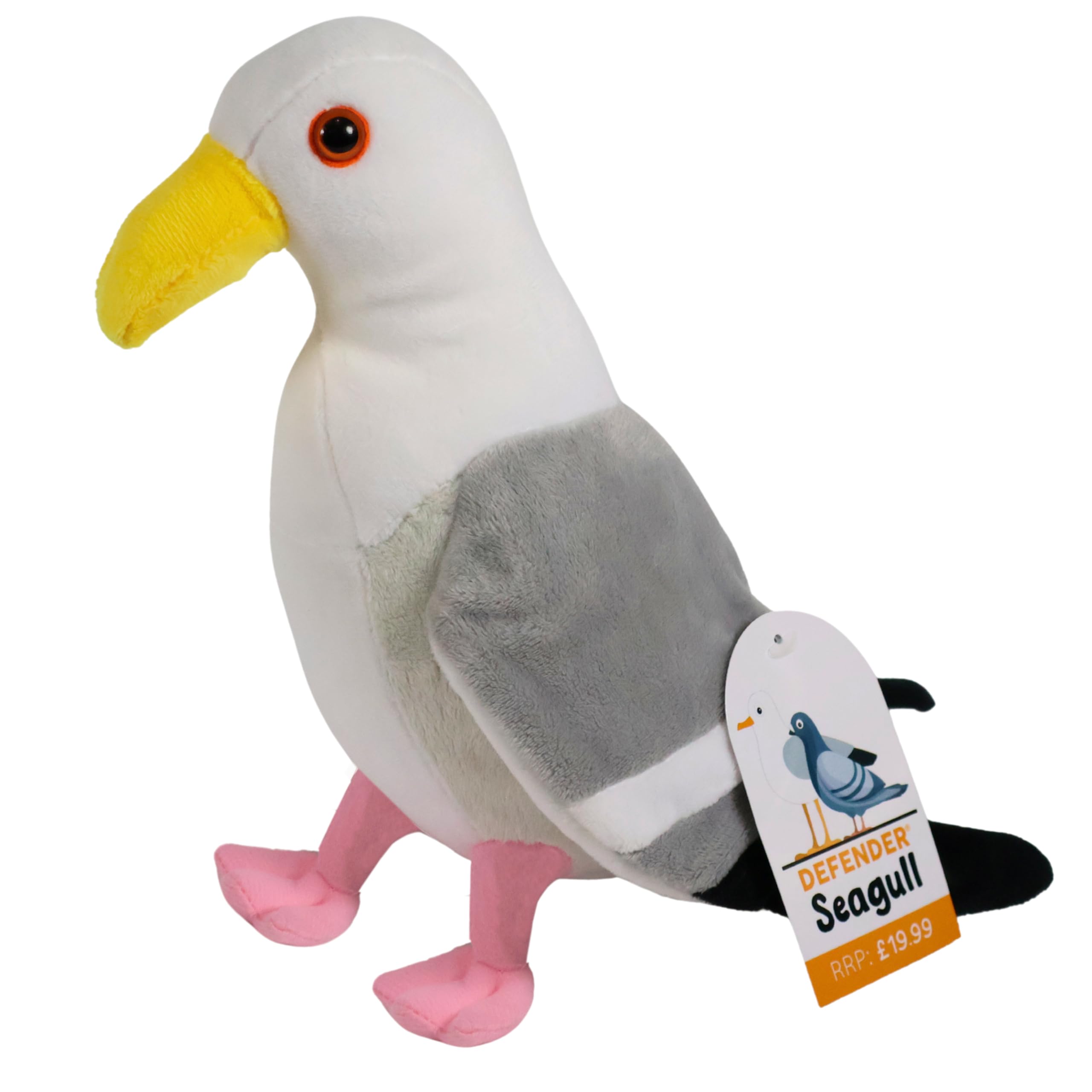 Defender | Plush Seagull Soft Toy | 30cm Cuddly Stuffed Herring Gull ...