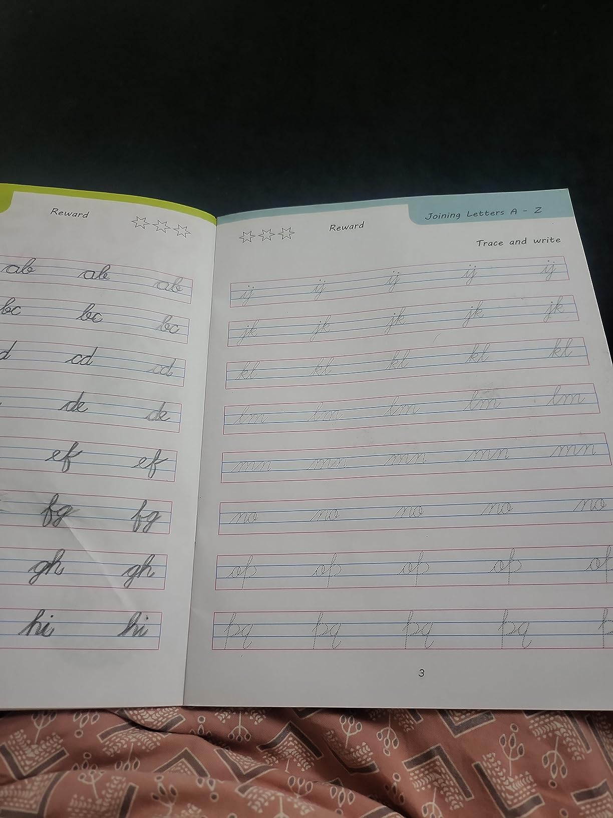 Cursive Handwriting - Joining Letters: Practice Workbook For Children ...