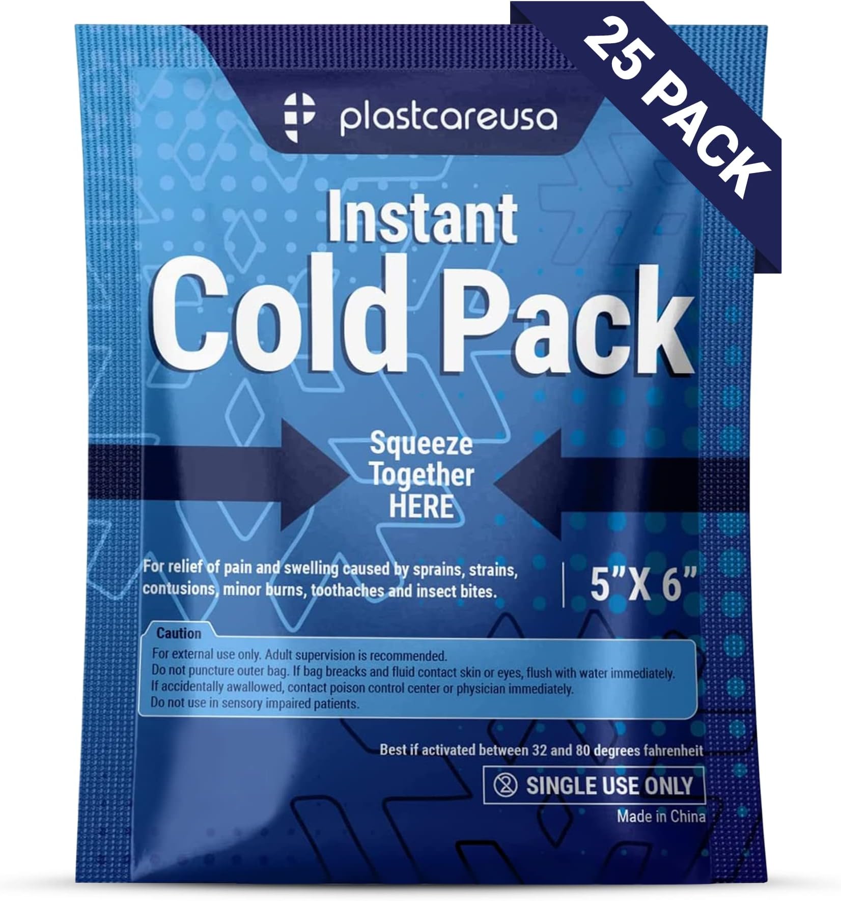 Amazon.com: General Medi Instant Ice Cold Pack (4”x 5.5”) – 100 Packs ...