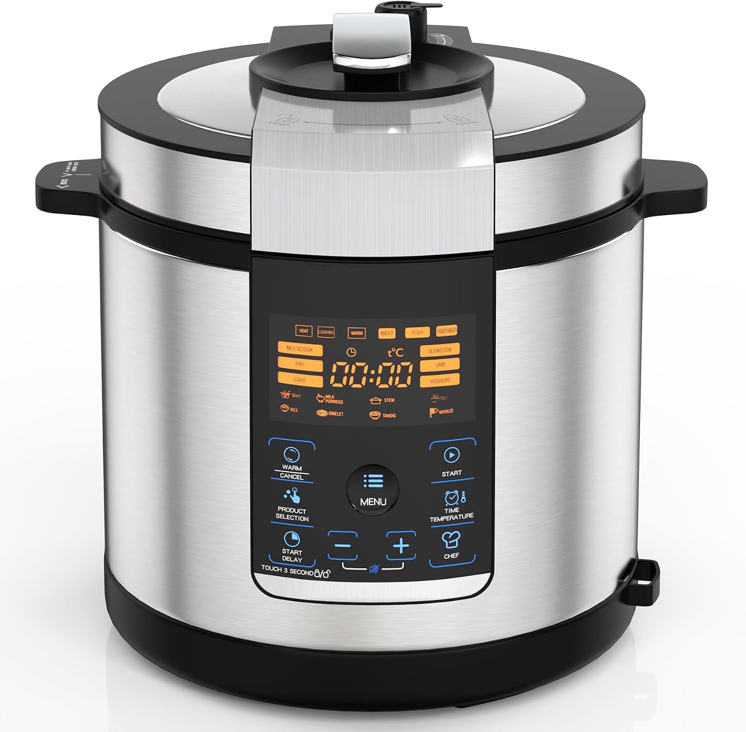 Amazon.com: VBGK Pressure Cooker 6.34 Quart, 14-in-1 Electric Pressure ...