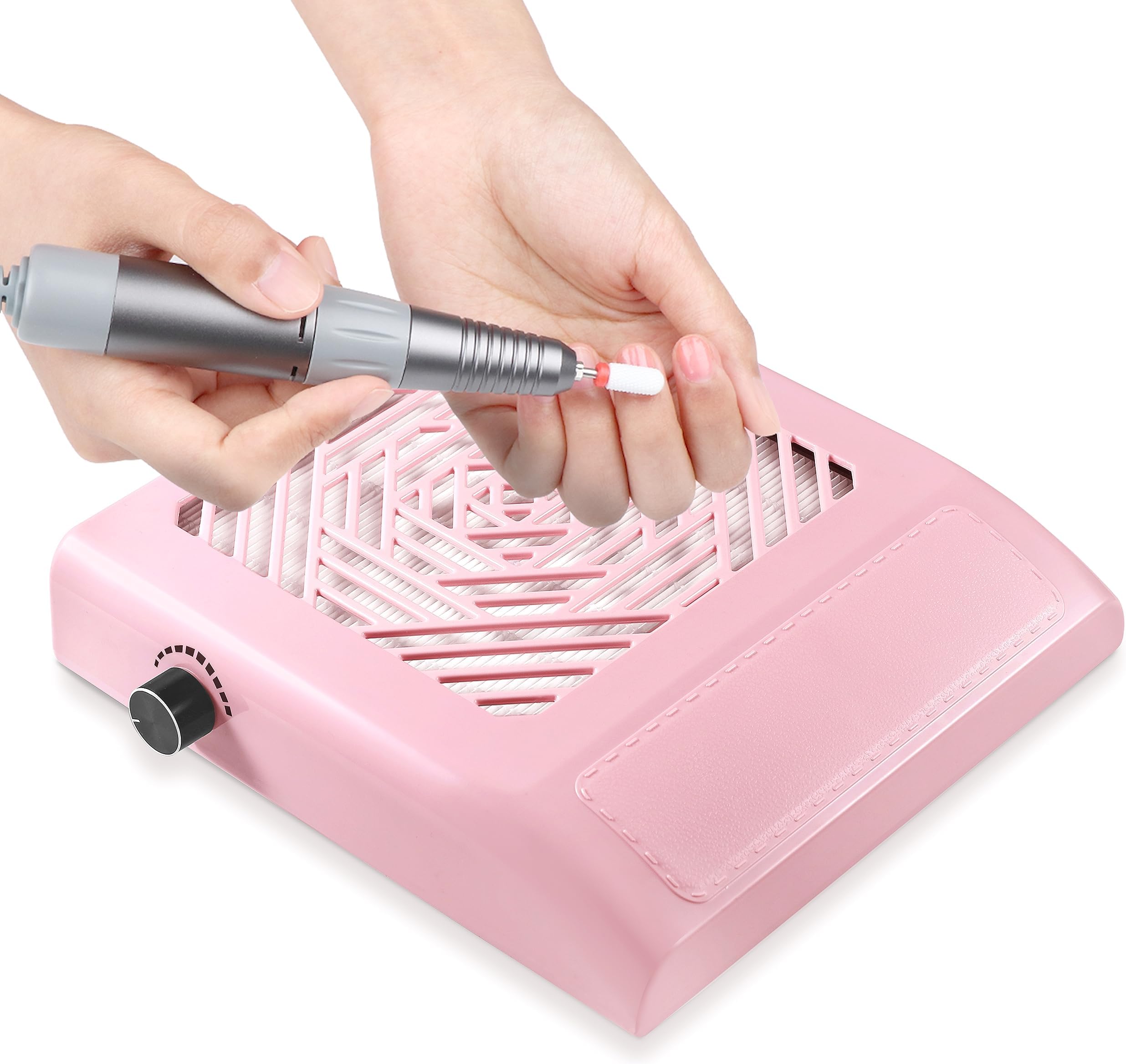 Amazon.com: Saviland 80W Nail Dust Collector - Rechargeable Electric ...