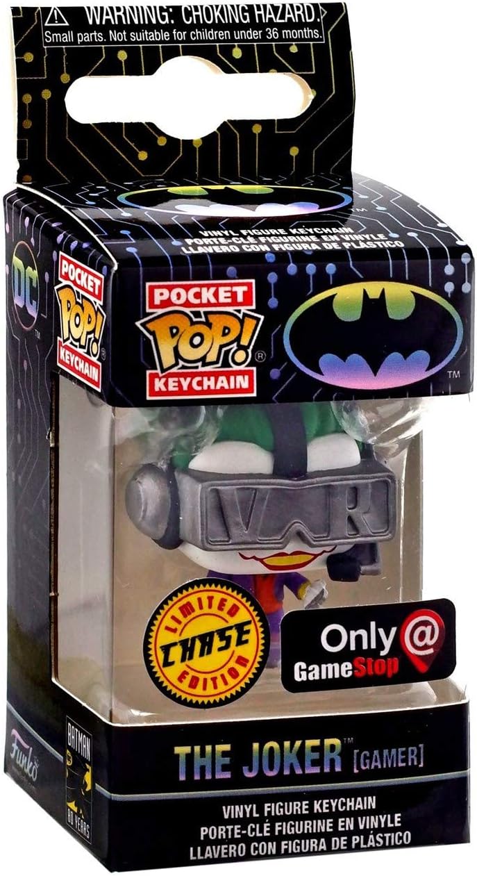 Funko Pocket Pop! Keychain: The Joker Gamer Limited Edition Chase ...