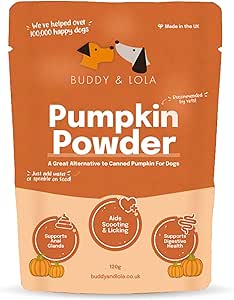 Buddy & Lola 100% Natural Pumpkin Powder For Dogs, Canned Pumpkin ...