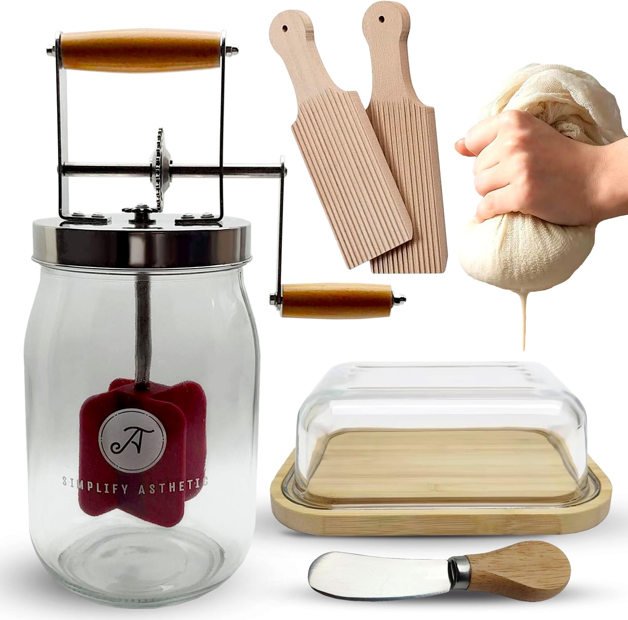 Amazon.com | Dazey Butter Churn - Hand Crank Butter Churner- Manual ...