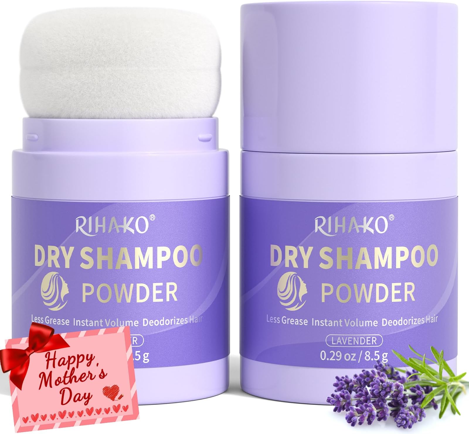 Amazon.com: Kitsch Dry Shampoo Powder with Rice Protein for Women & Men ...
