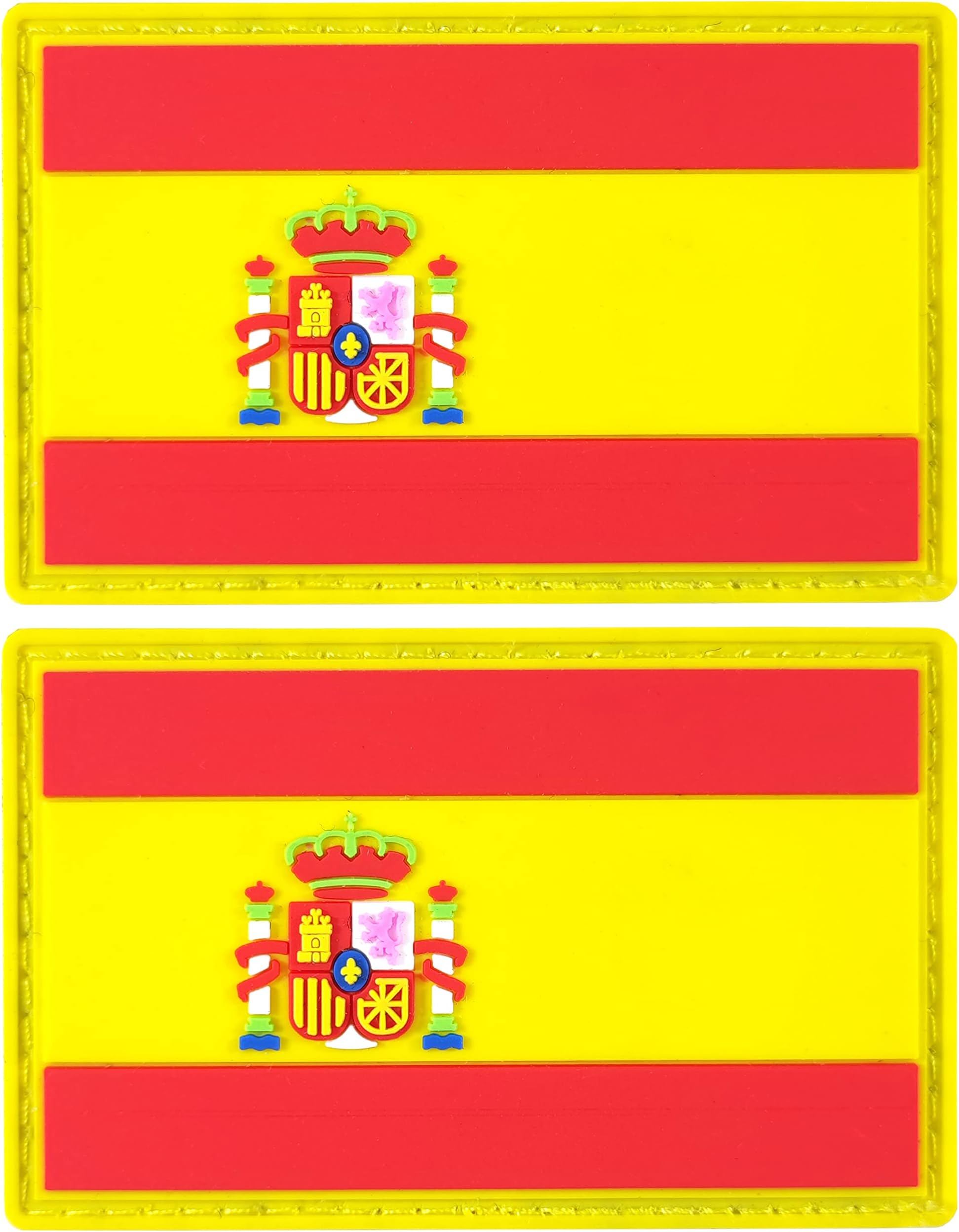 Amazon.com: JBCD Spain Flag Patch Spanish Tactical Patch - PVC Rubber ...