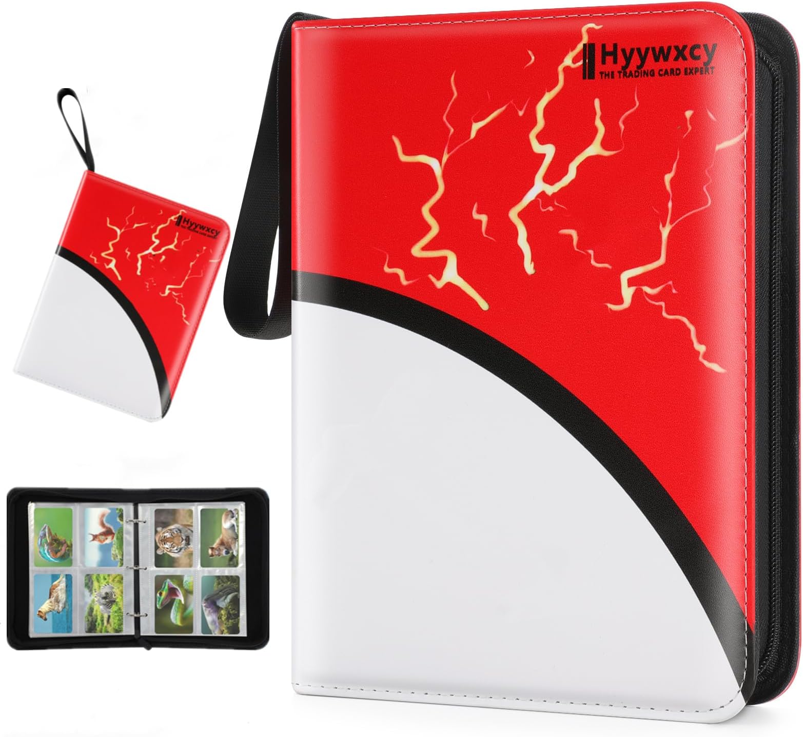 Amazon.com: Carrying Case Binder Fit for Pokemon Cards, Trading Card ...