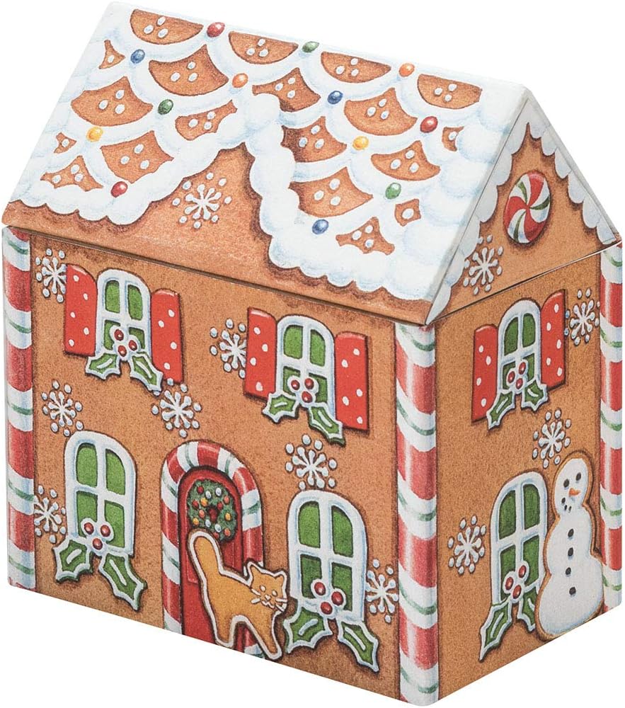 Amazon.com: Elite Gift Boxes Gingerbread House Tins Regular : Grocery ...