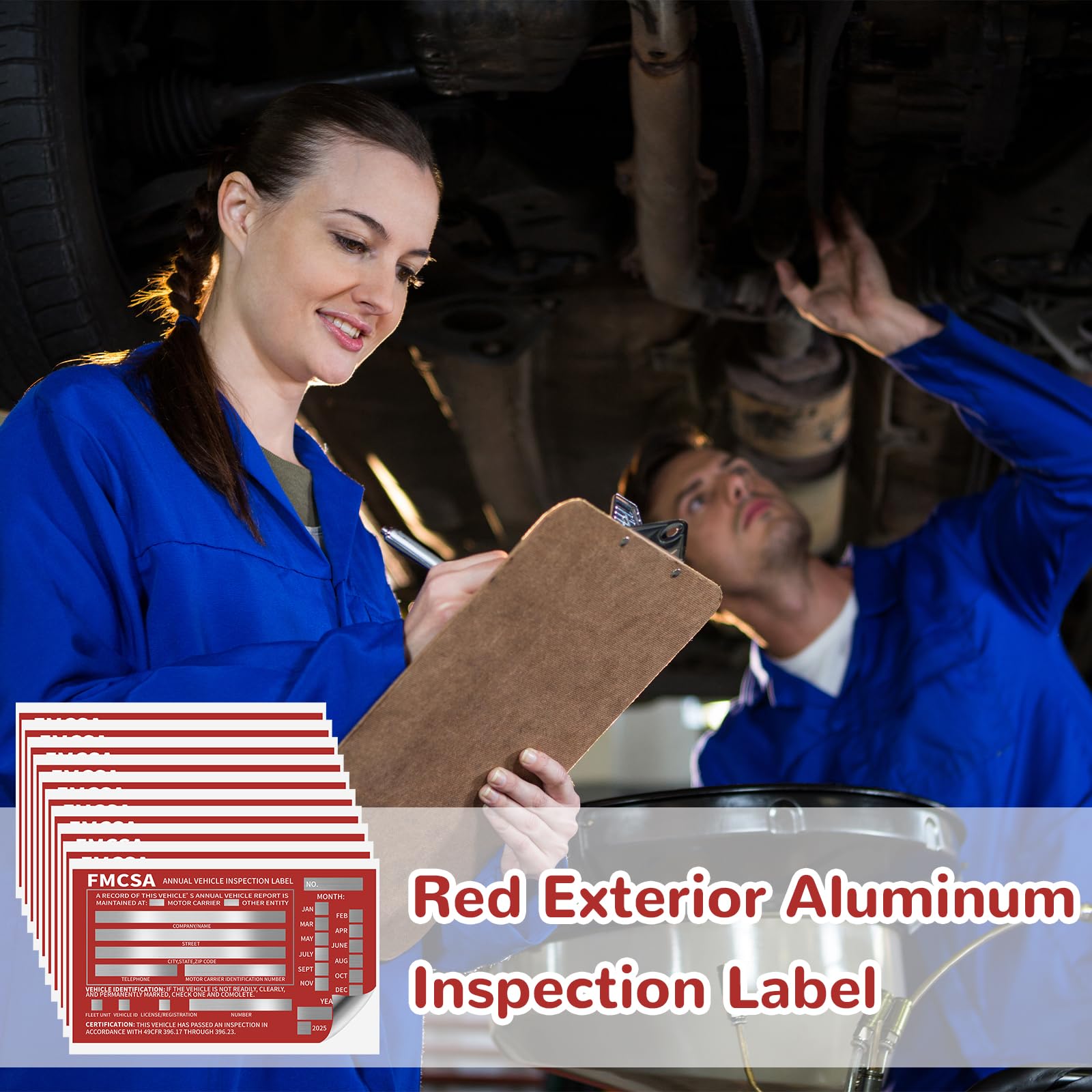Dot Inspection Forms And Stickers IA DoT Annual Periodic Vehicle ...