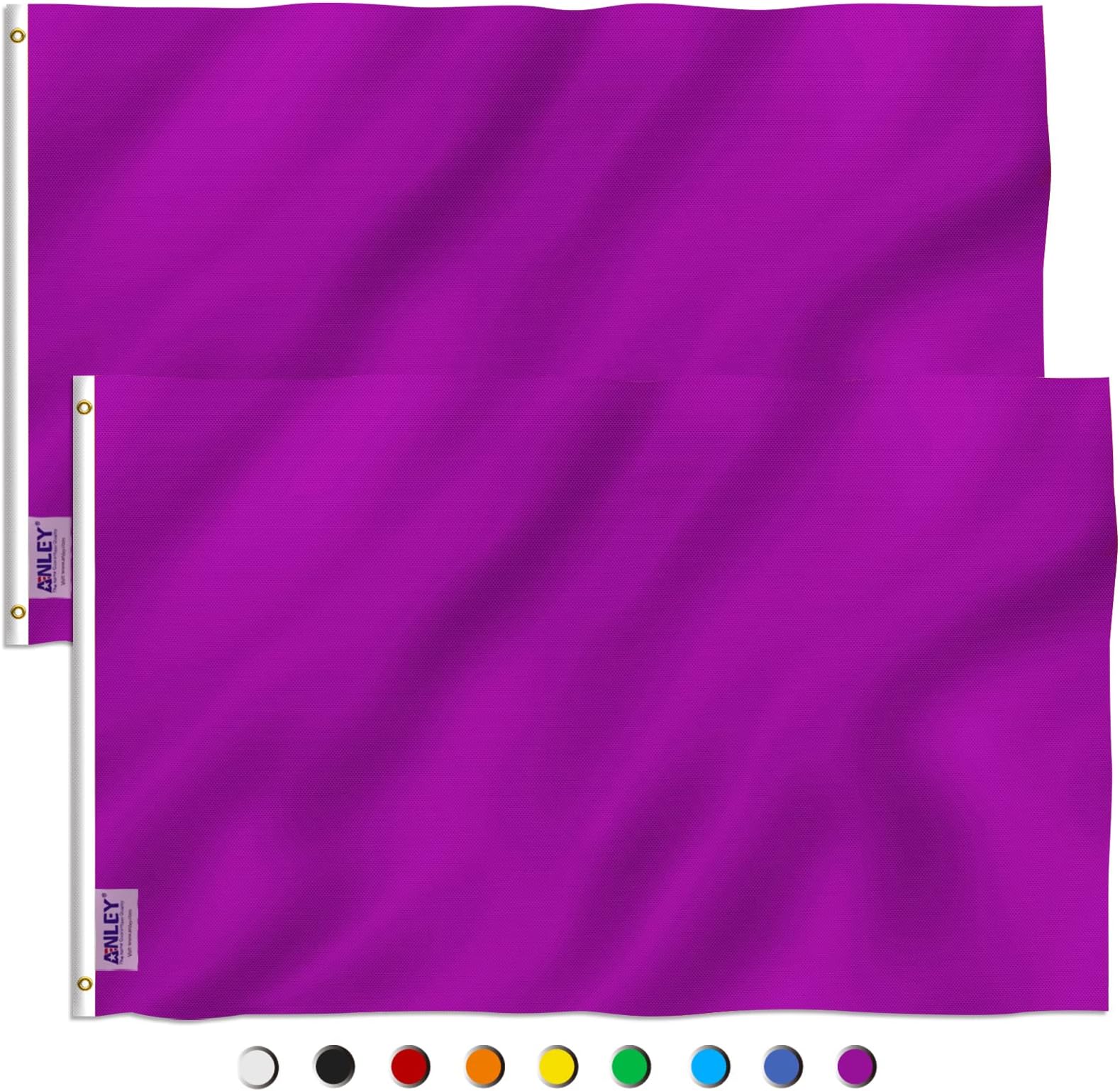 Amazon.com : Magenta Solid Color 3x5 ft polyester Flag : Patio, Lawn ...