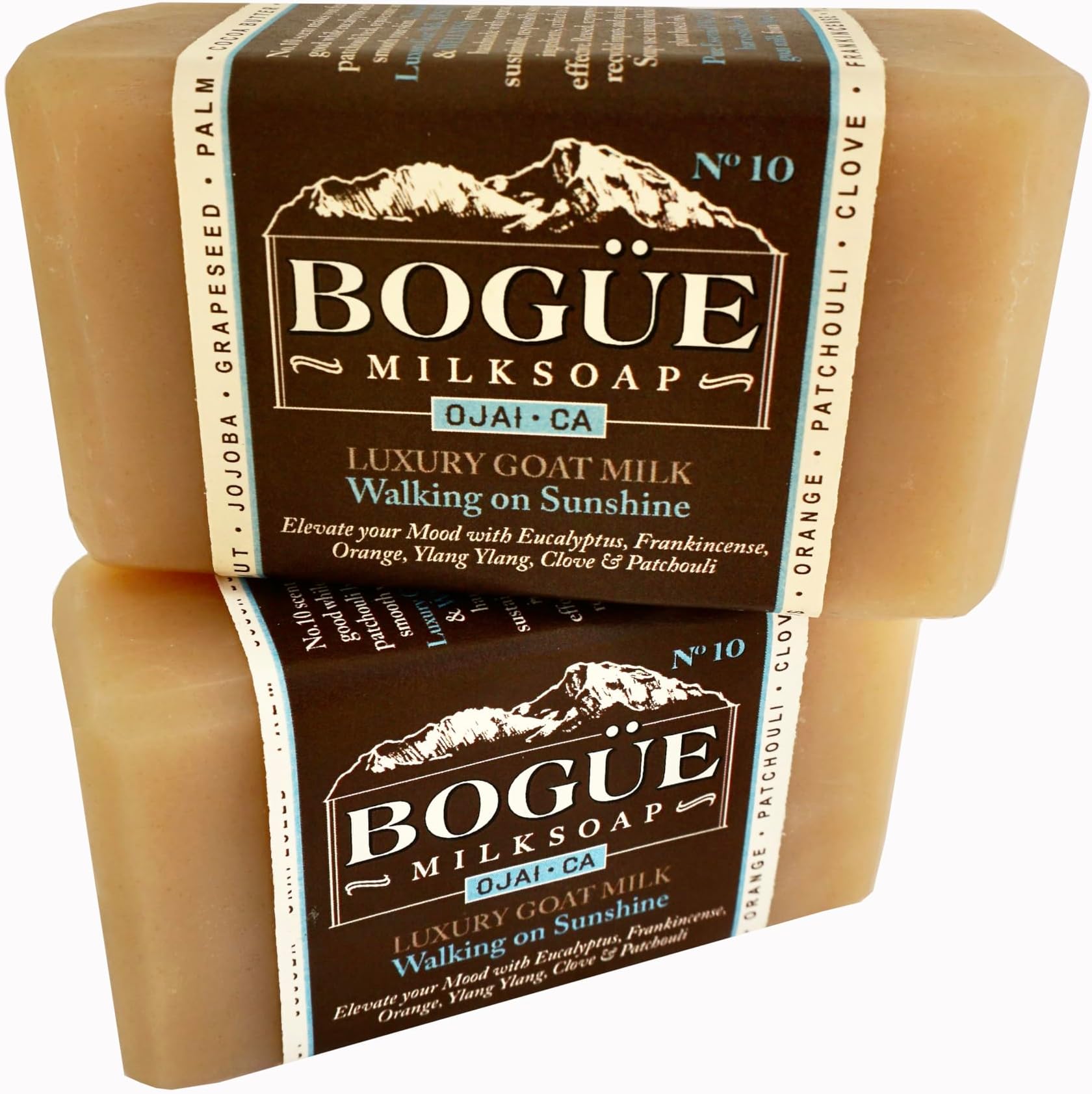 Amazon.com : Handmade Goat Milk Soap 2 bars- BOGUE No.10 "Walking on ...
