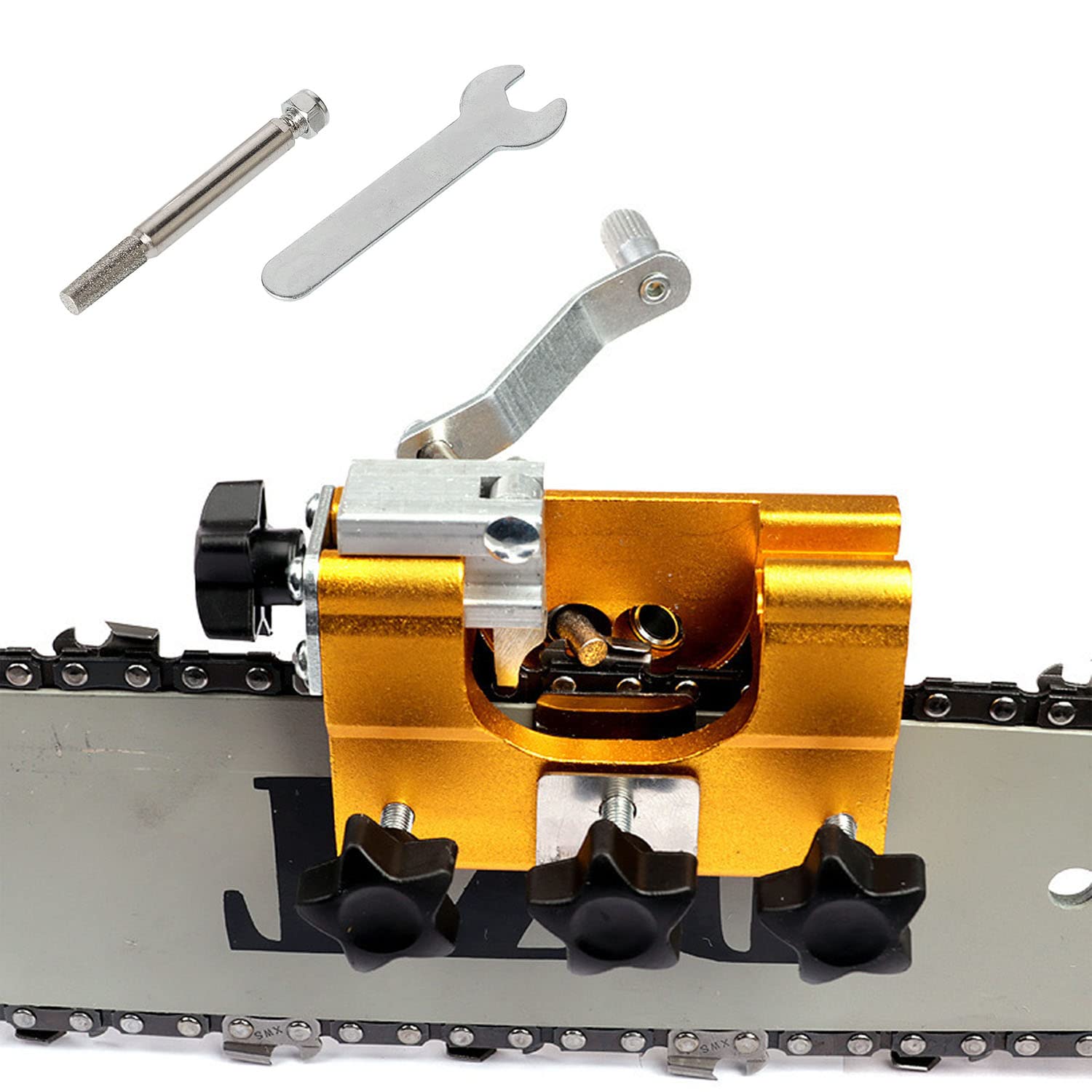 Buy QOXEZY Chainsaw Sharpener Kit, Tooth Sharpener Chainsaw Chain ...